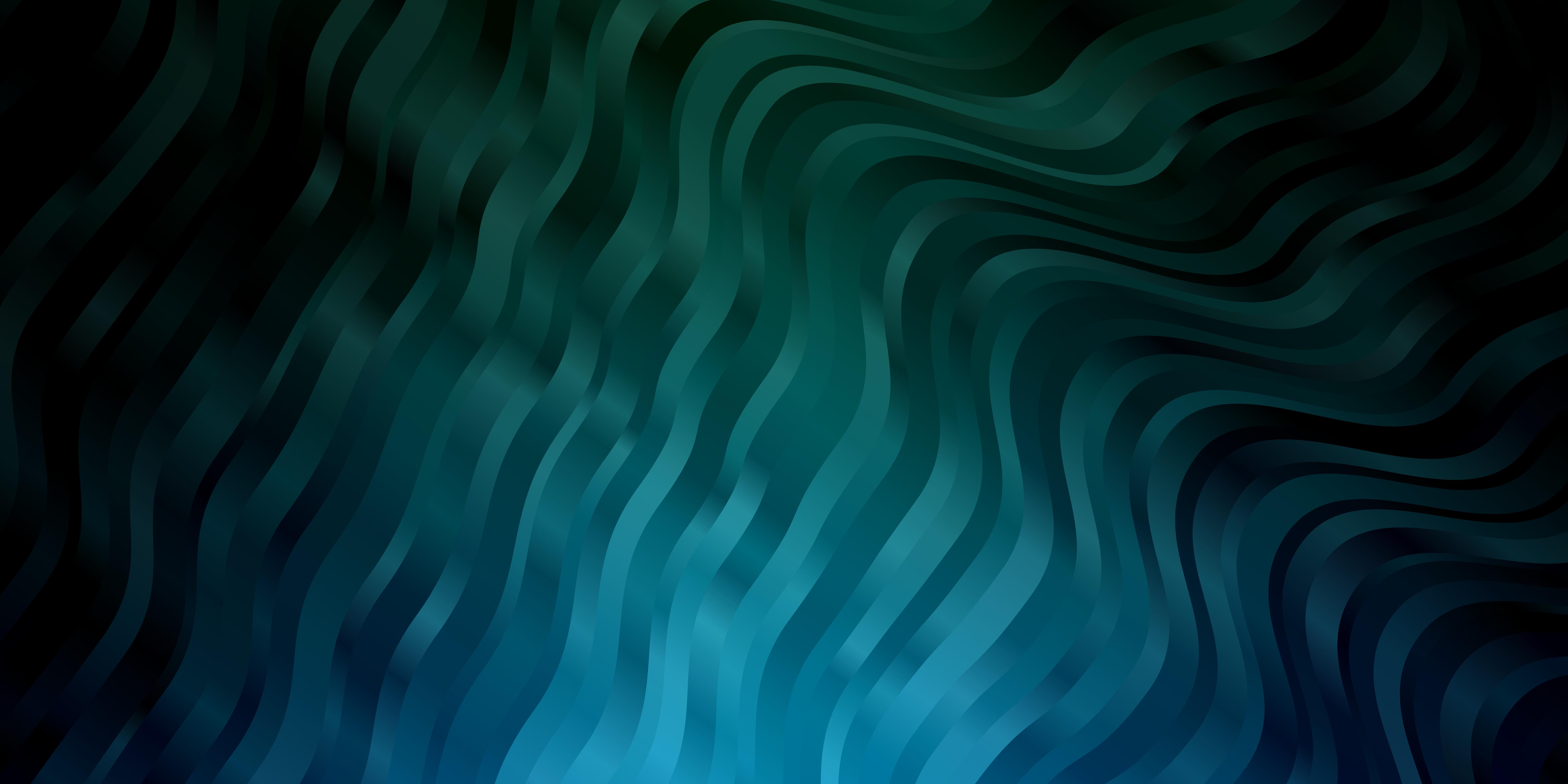 Light Blue Green Vector Backdrop With Bent Lines Colorful Abstract Illustration With Gradient