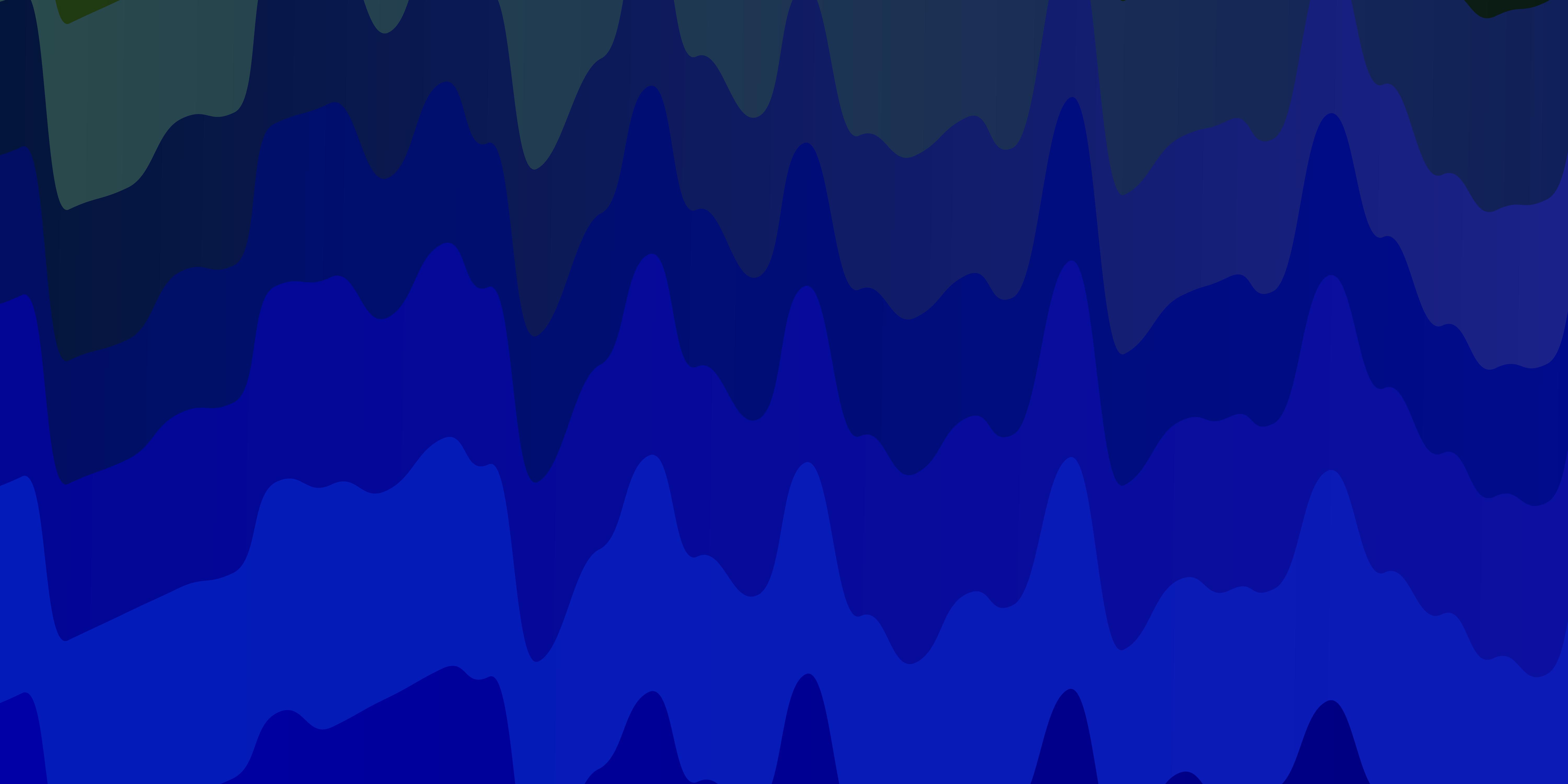 Light Blue, Green vector layout with curves. Illustration in abstract ...