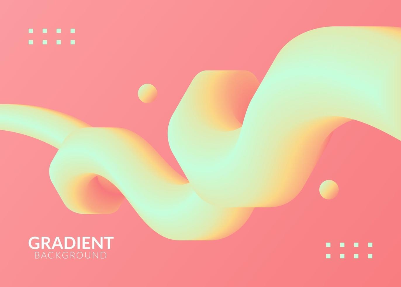 Abstract Gradient background with fluid shape 2743123 Vector Art at ...