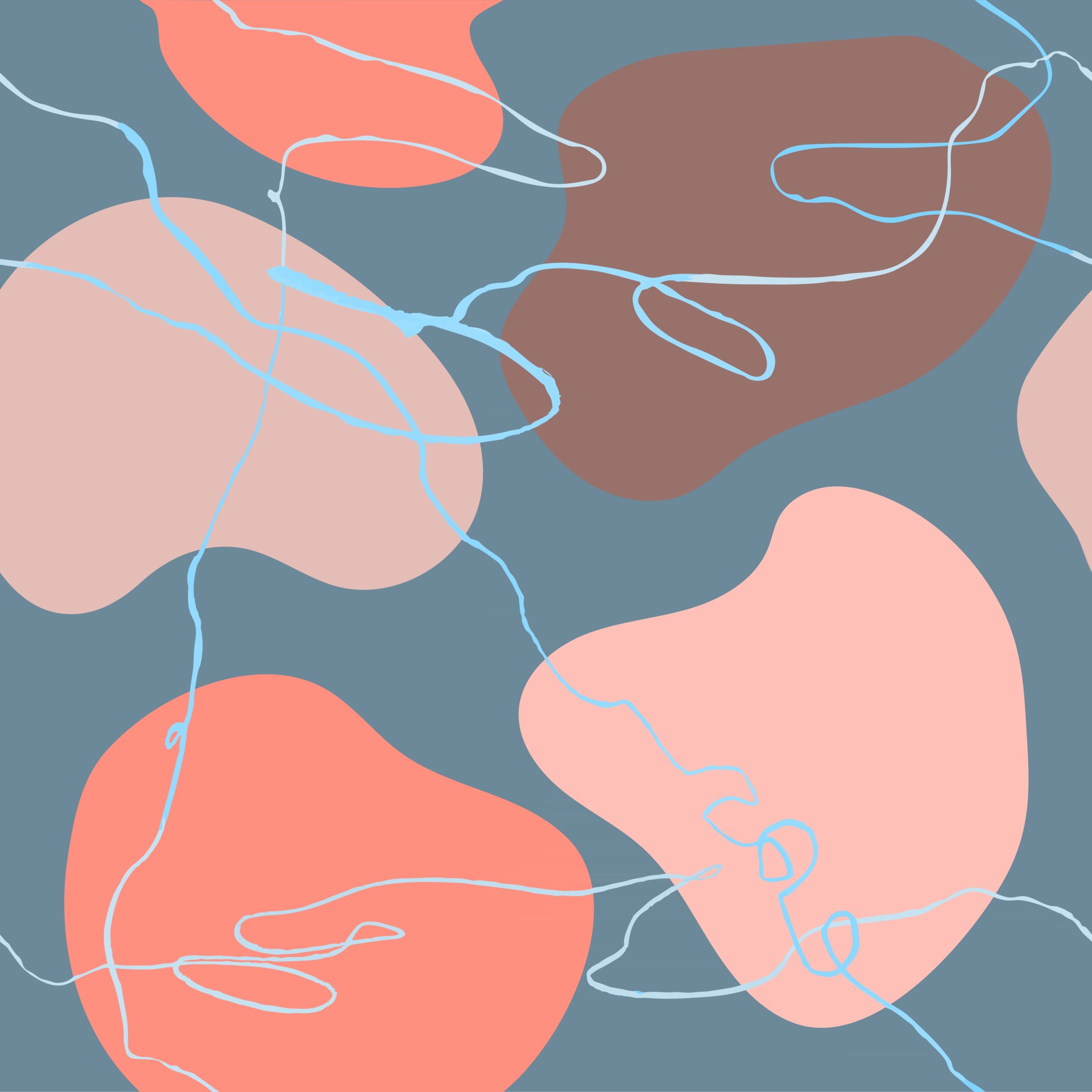 Vector Modern Seamless Pattern With Colorful Hand Draw Abstract Elements Doodles Use It For