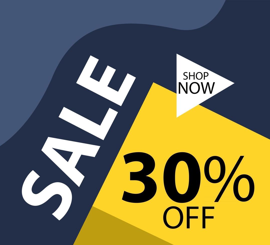 Sale 30 Off Shop Now Label Discount Vector Template Design Illustration