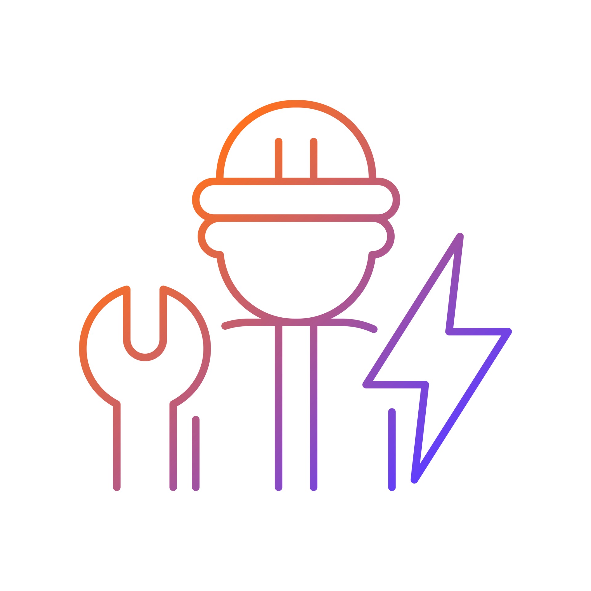 Electrician gradient linear vector icon. Electrical wiring system ... Electrician gradient linear vector icon. Electrical wiring system ...