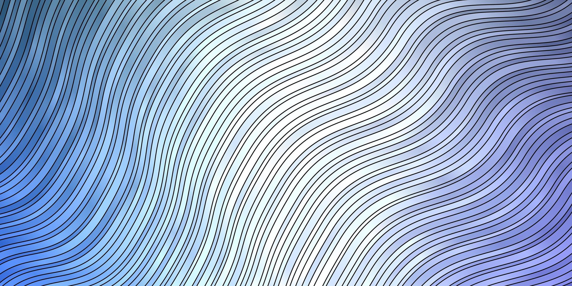 Light Blue Vector Background With Curved Lines Colorful Geometric Sample With Gradient Curves