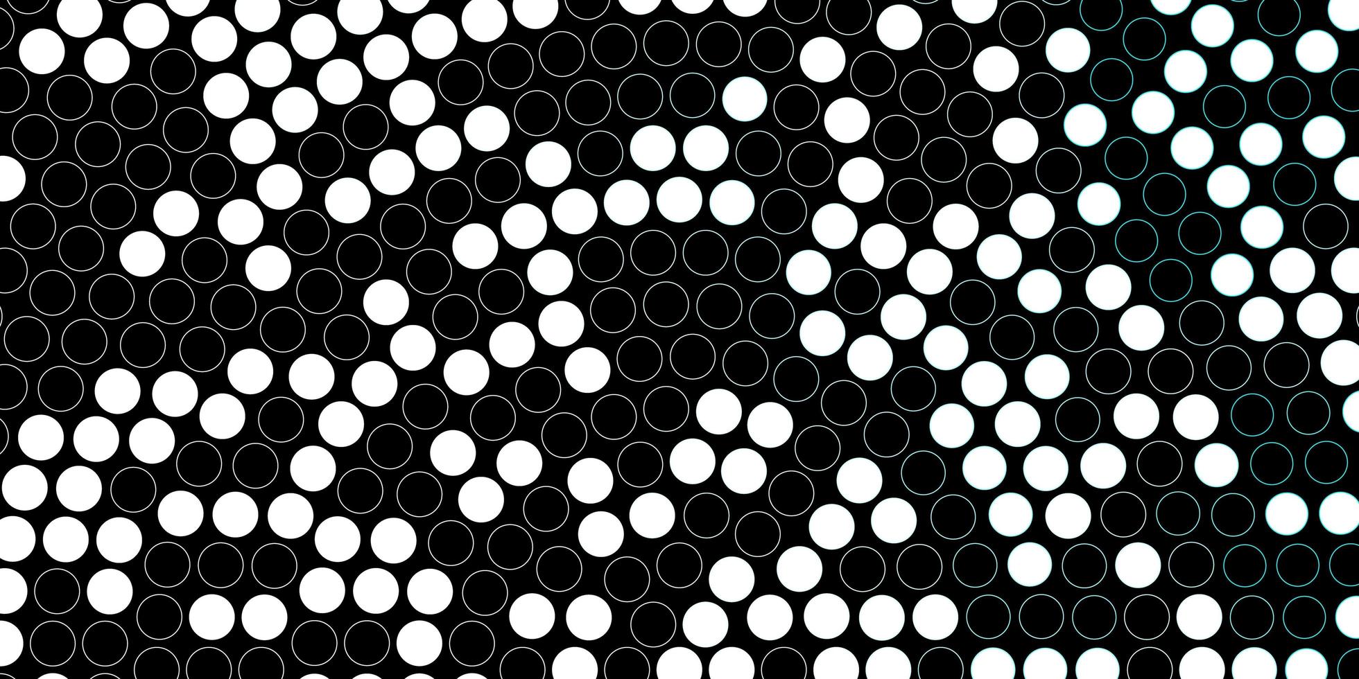 Dark Blue Vector Pattern With Spheres Abstract Colorful Disks On Simple Gradient Background