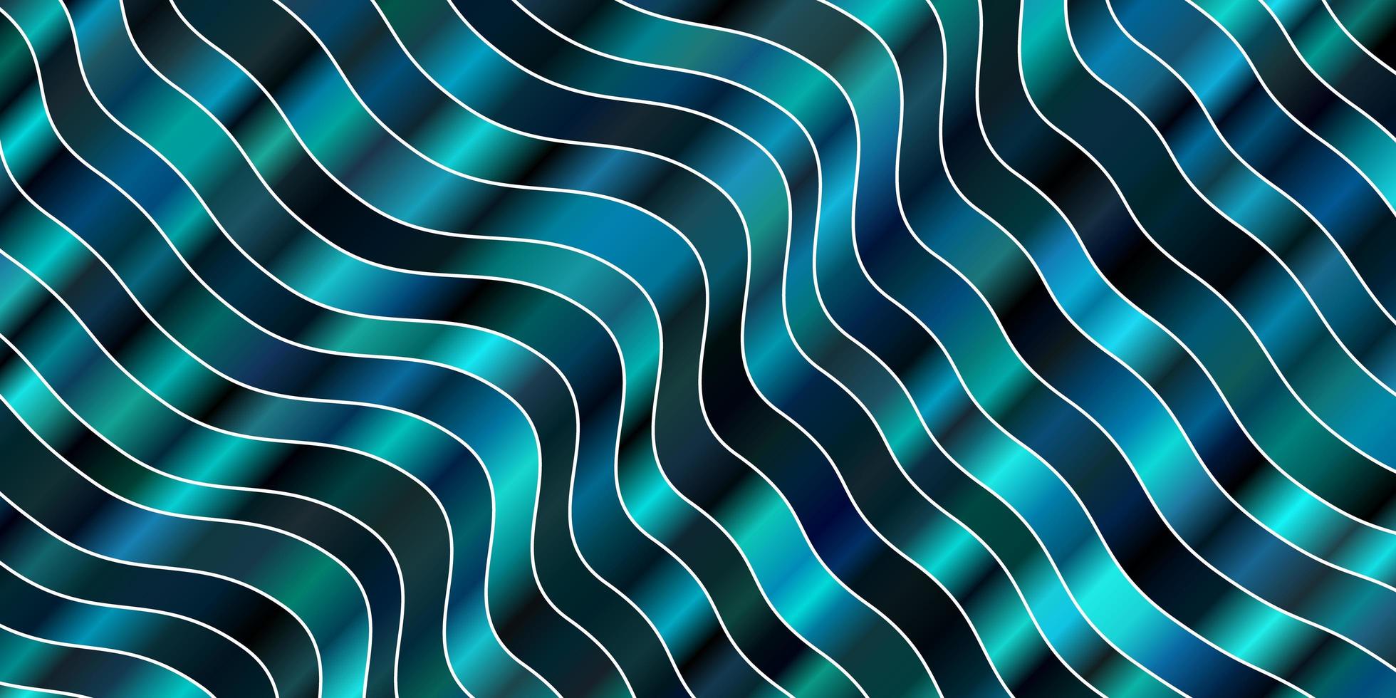 Light Blue Vector Backdrop With Bent Lines Illustration In Abstract Style With Gradient Curved