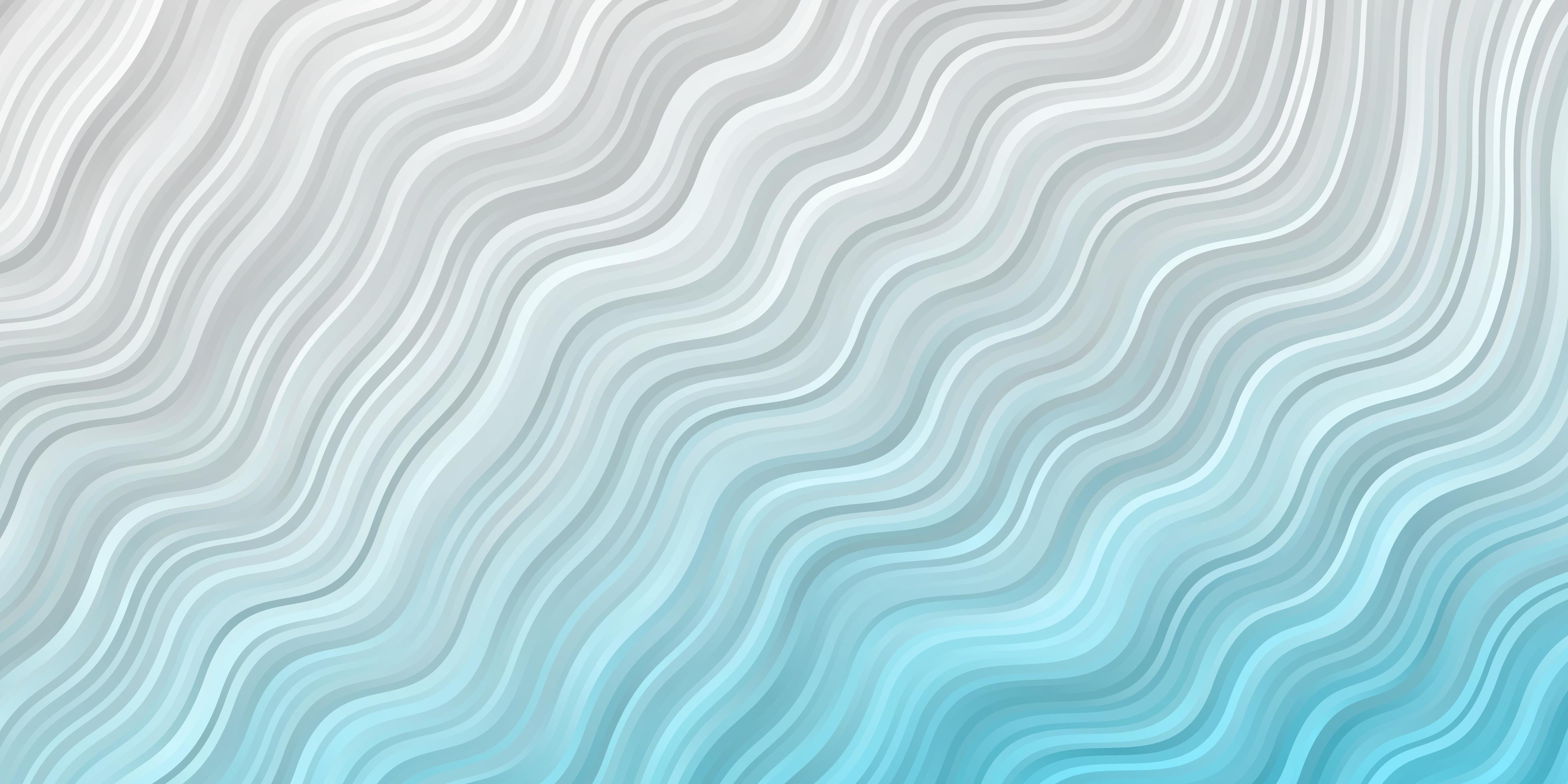 Light Blue Vector Background With Curved Lines Colorful Abstract Illustration With Gradient
