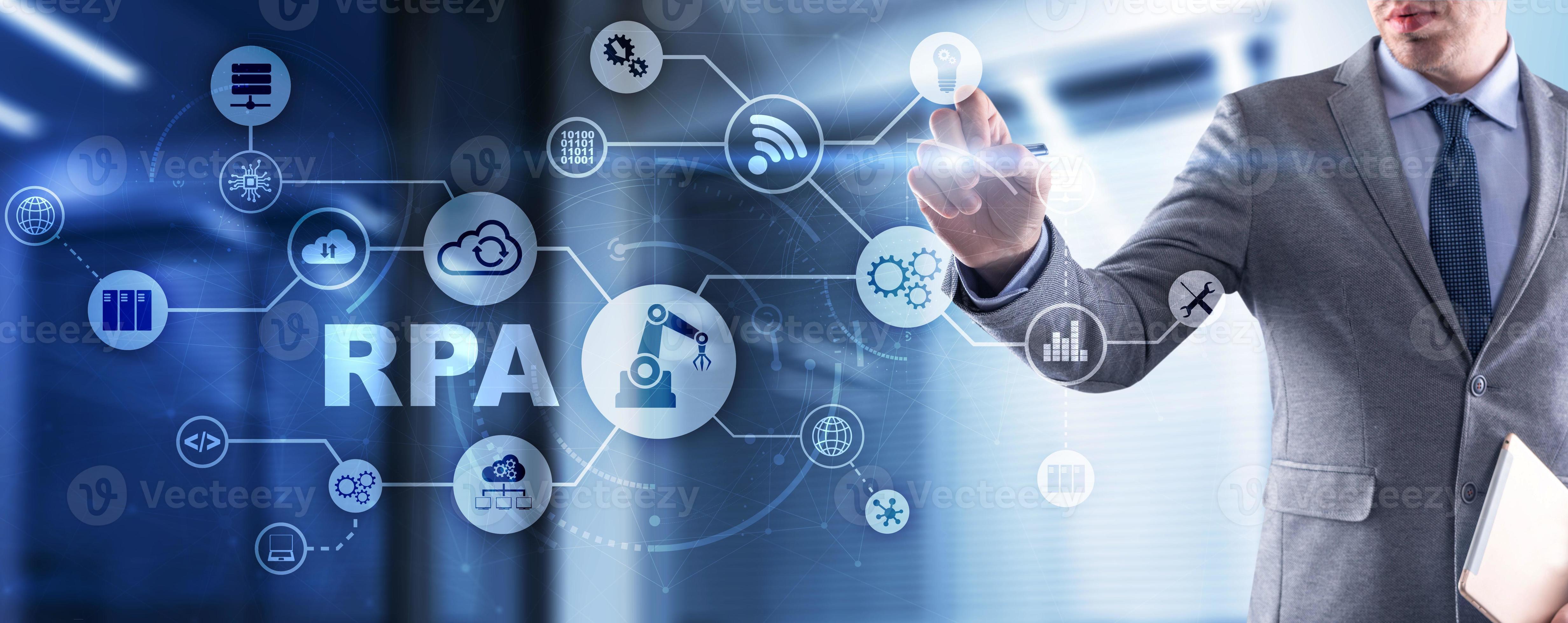RPA. Robotic process automation concept on virtual screen 2749138 Stock ... RPA. Robotic process automation concept on virtual screen 2749138 Stock ...