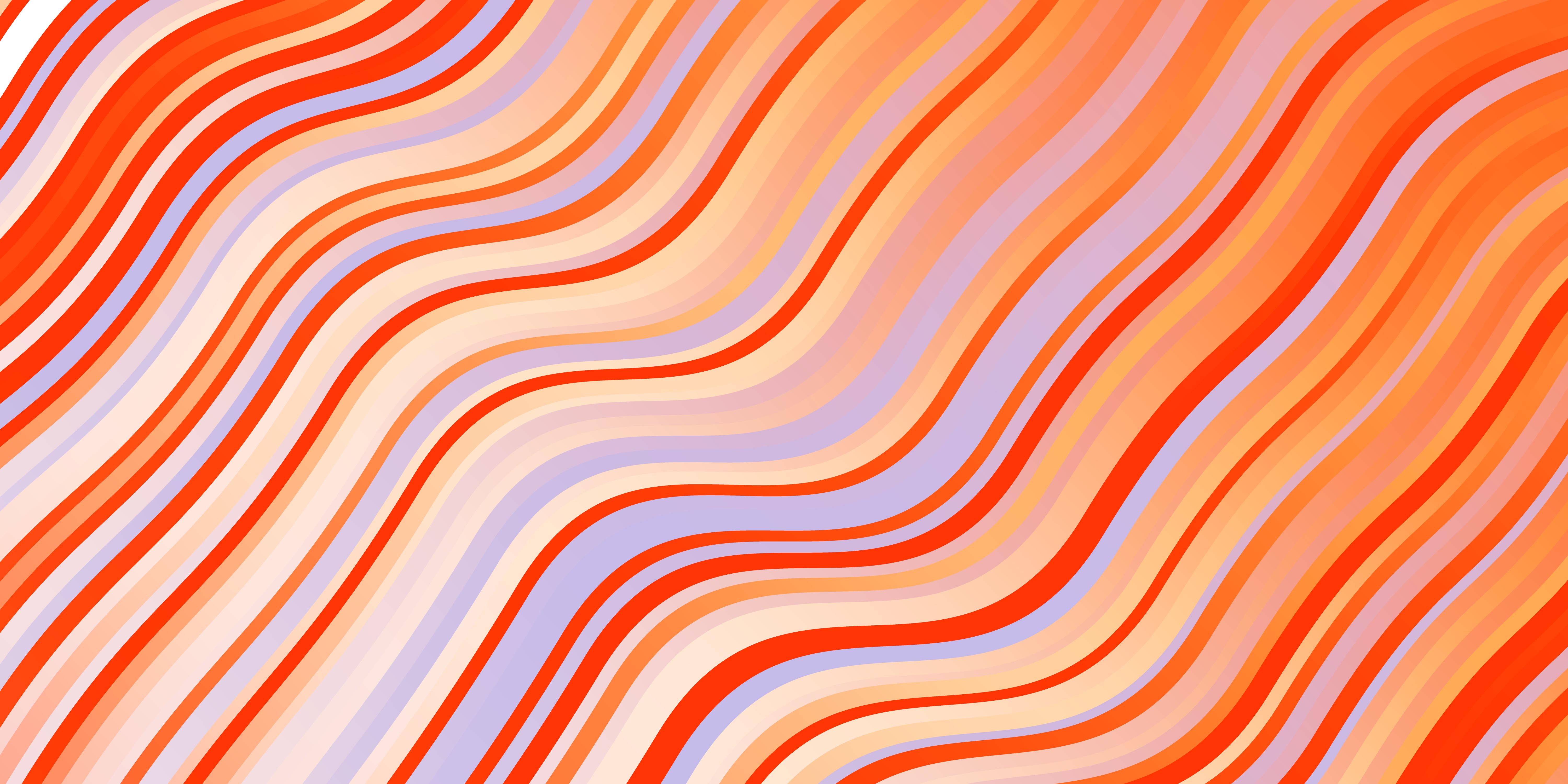 Light Orange Vector Layout With Wry Lines Brand New Colorful Illustration With Bent Lines