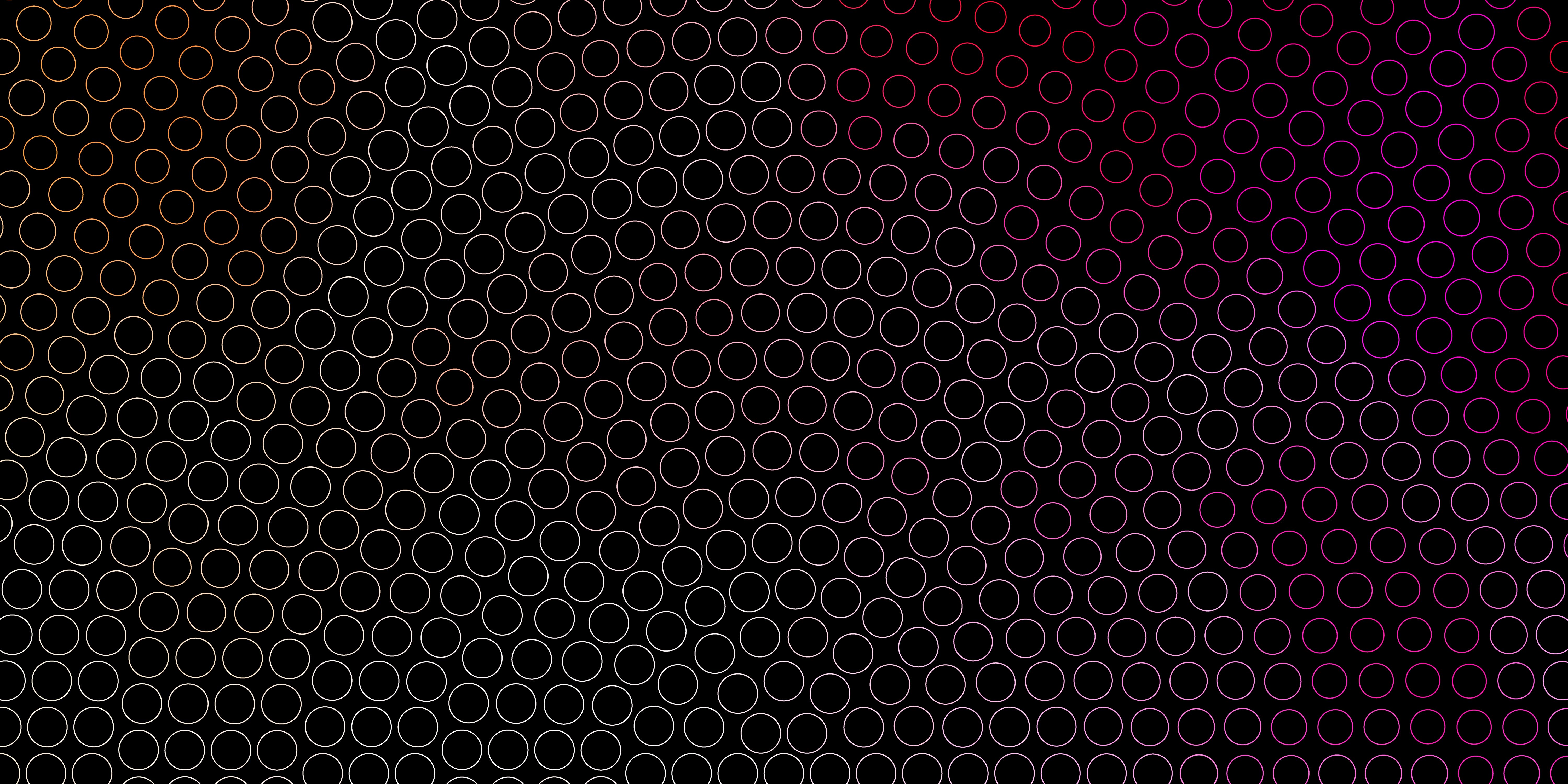Dark Pink Vector Background With Bubbles Abstract Colorful Disks On Simple Gradient Background