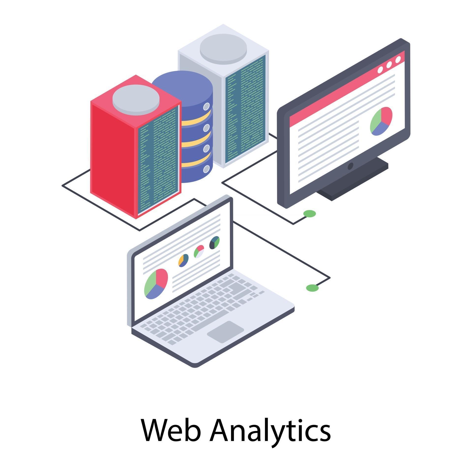 Web Analytics and Data 2752524 Vector Art at Vecteezy