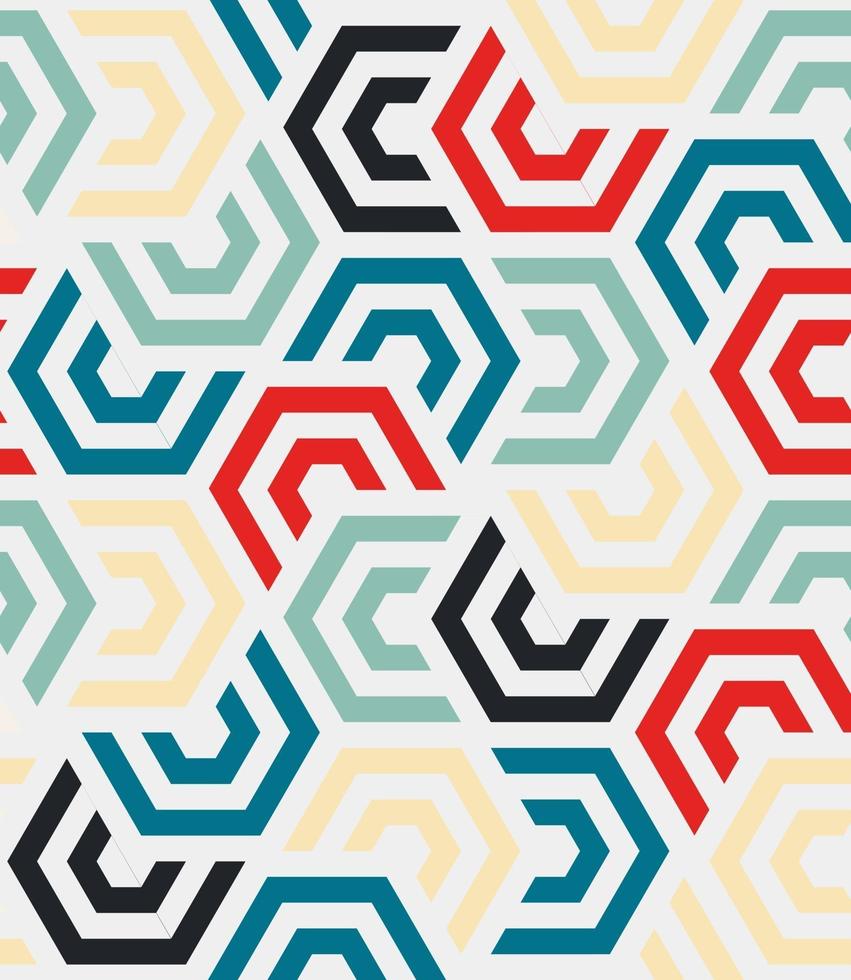 Geometric background. Abstract Seamless Pattern. Vector illustration ...