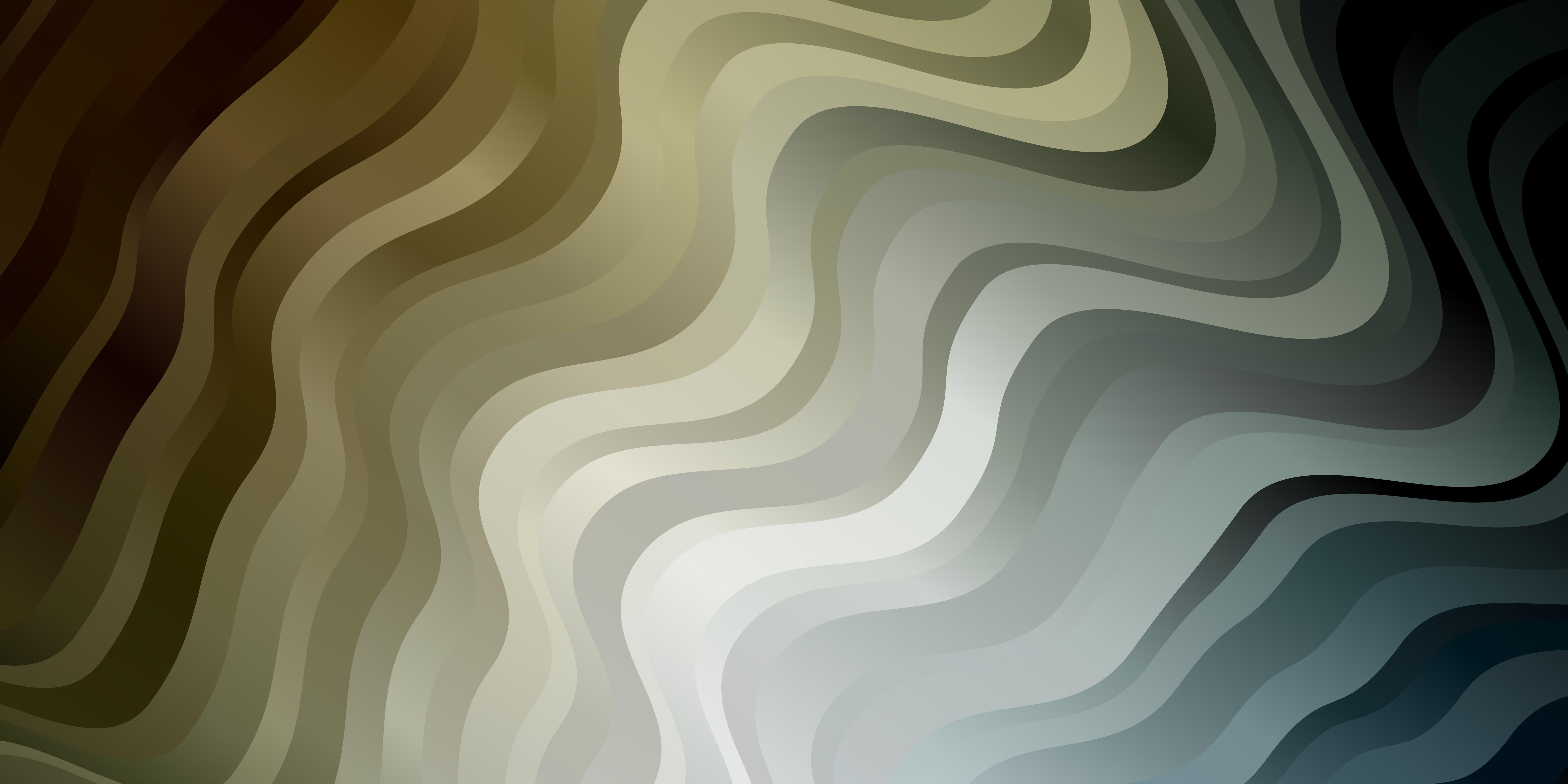 Light Blue Yellow Vector Layout With Wry Lines Illustration In Abstract Style With Gradient