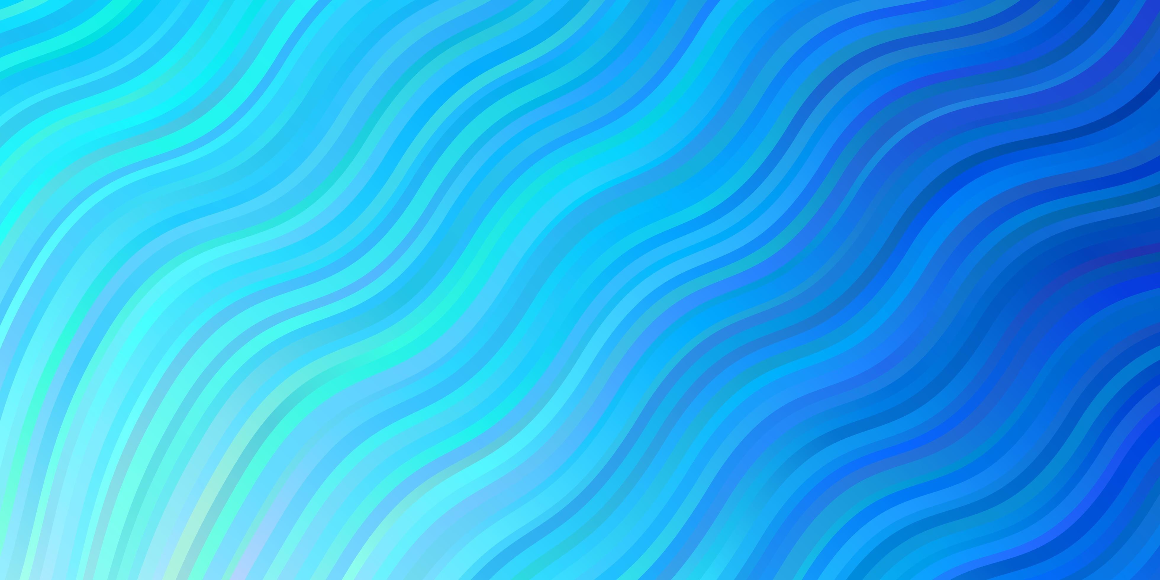 Light Blue Vector Pattern With Curved Lines Abstract Illustration With Gradient Bows Pattern