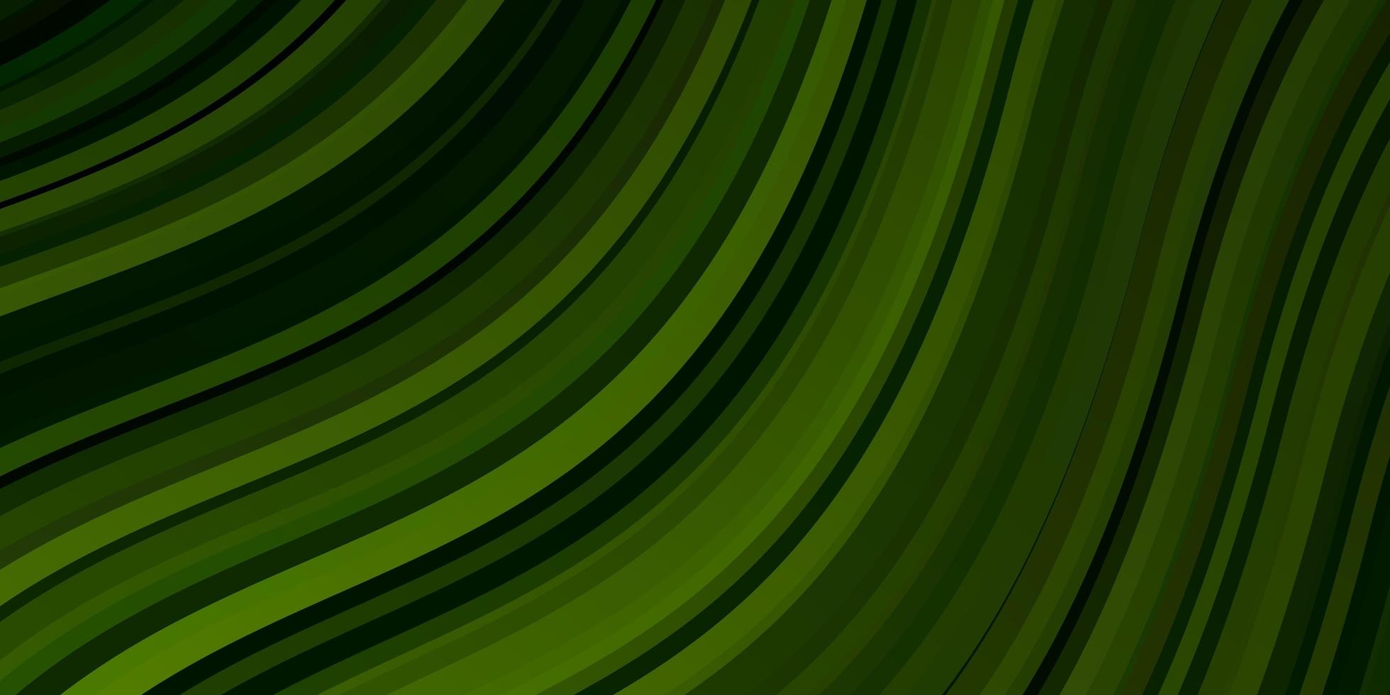 Light Green Vector Pattern With Wry Lines Colorful Geometric Sample With Gradient Curves