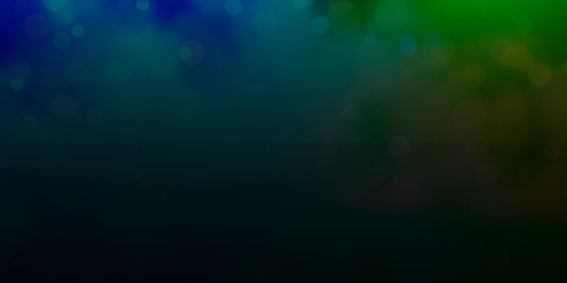 Light Blue Green Vector Background With Circles Abstract Colorful Disks On Simple Gradient