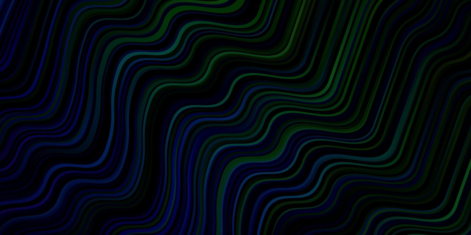 Light Blue Green Vector Background With Bent Lines Colorful Geometric Sample With Gradient