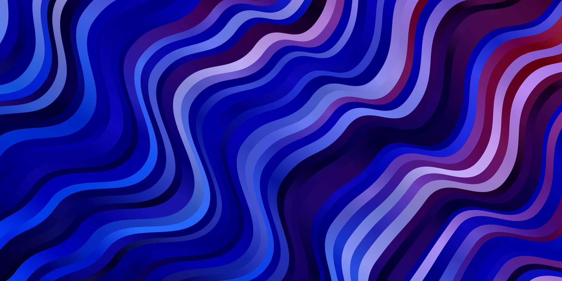 Light Blue Red Vector Backdrop With Circular Arc Abstract Gradient Illustration With Wry Lines