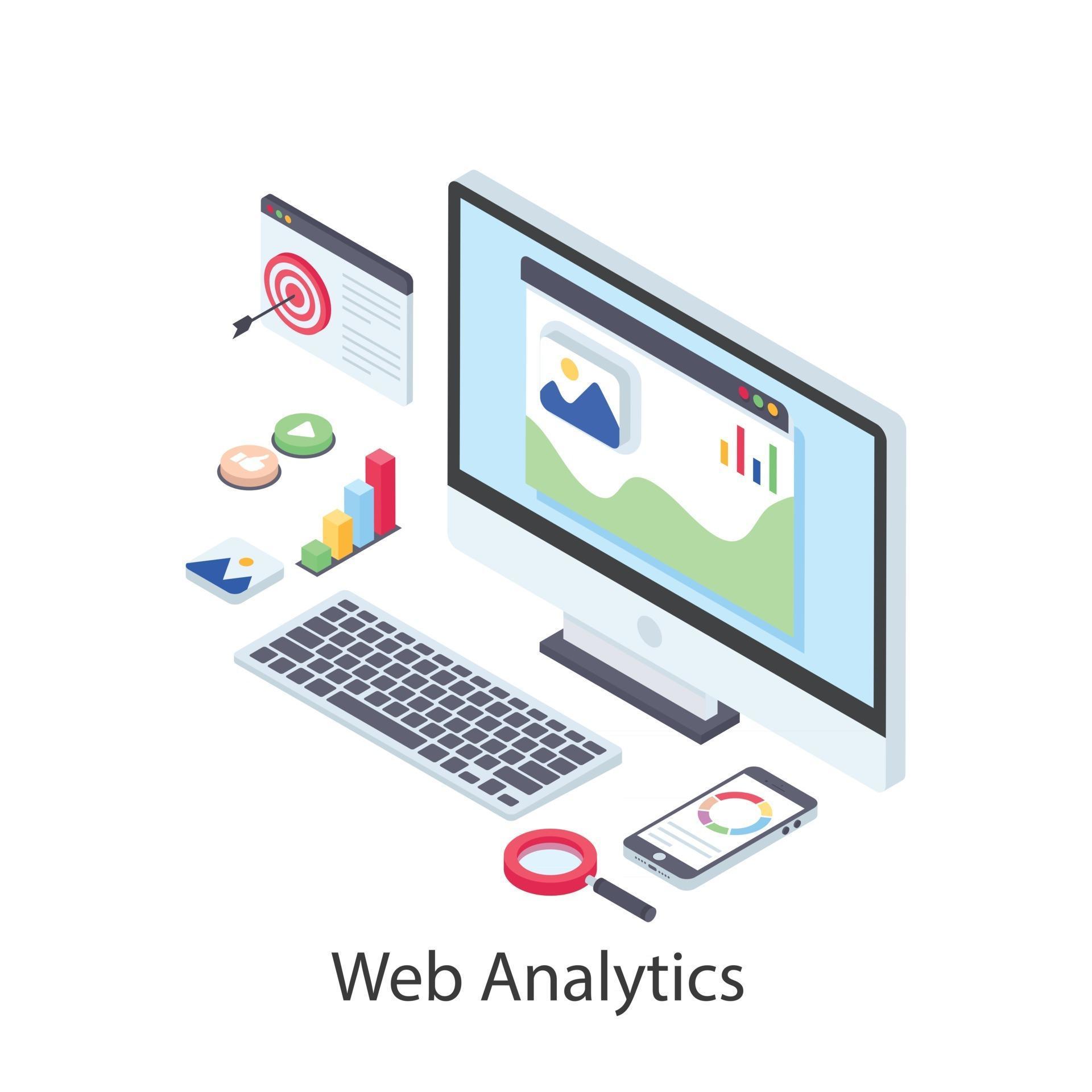 Web Analytics and Data 2762662 Vector Art at Vecteezy