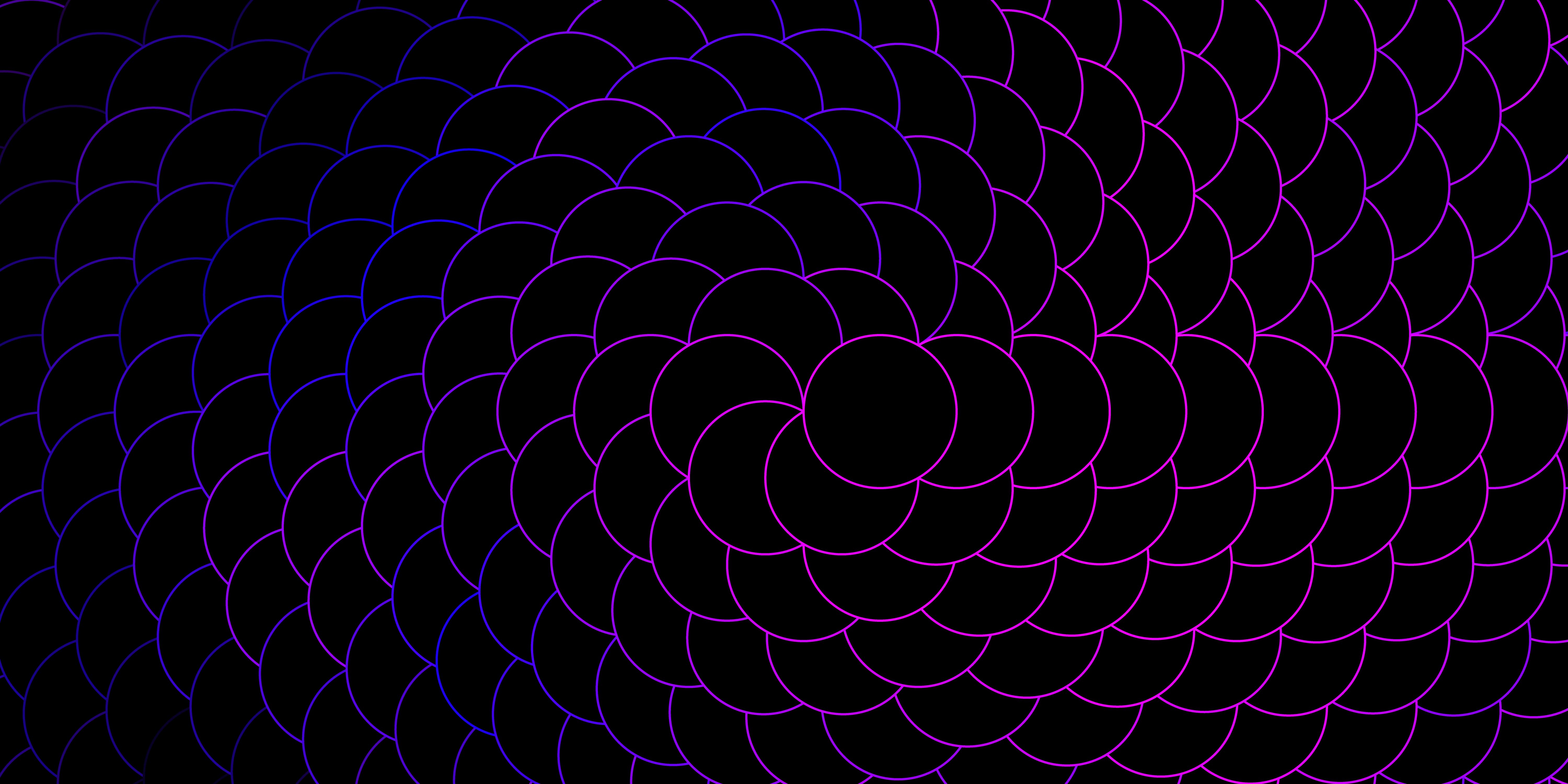 Dark Purple Pink Vector Pattern With Circles Abstract Decorative Design In Gradient Style With