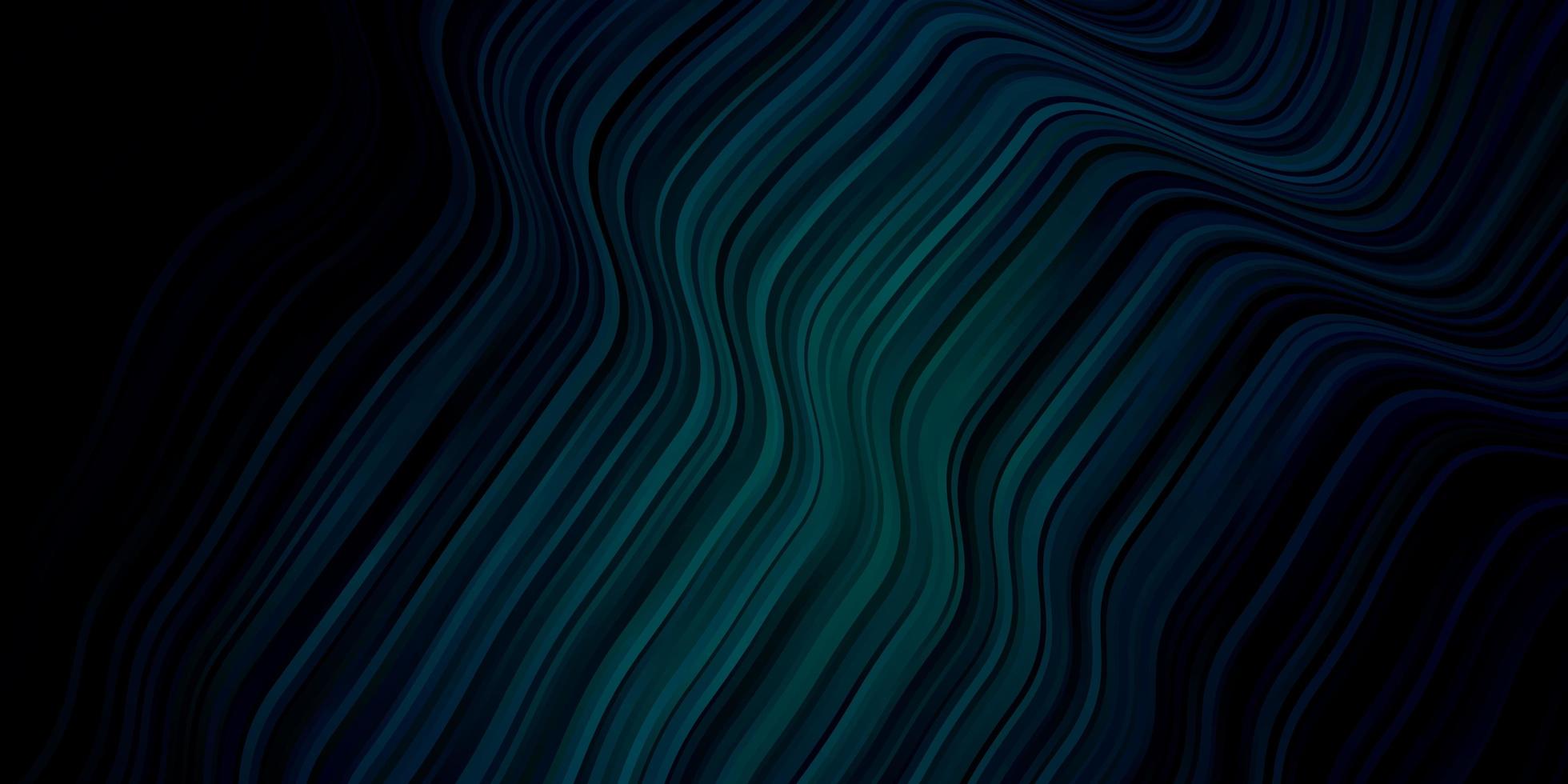 Dark Blue Vector Template With Curves Abstract Gradient Illustration With Wry Lines Design For