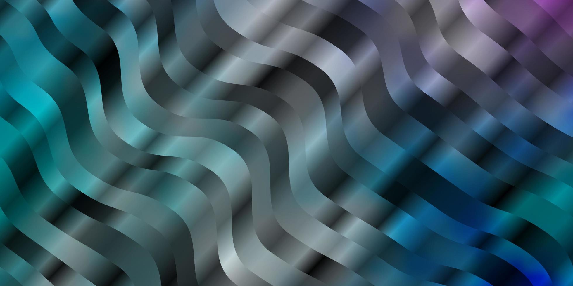 Light Pink Blue Vector Texture With Curves Abstract Gradient Illustration With Wry Lines