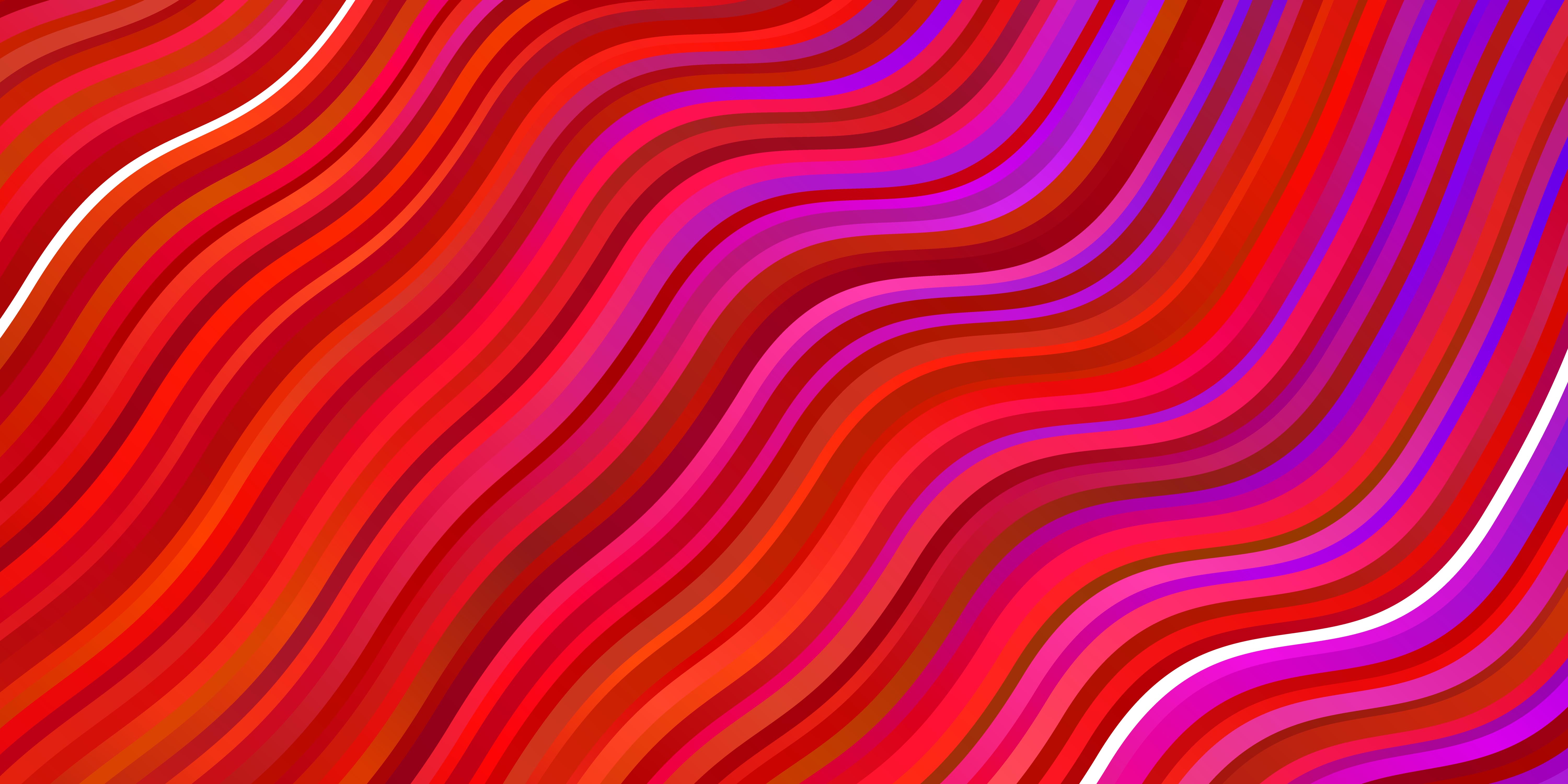 Dark Pink Red Vector Pattern With Wry Lines Illustration In Halftone Style With Gradient