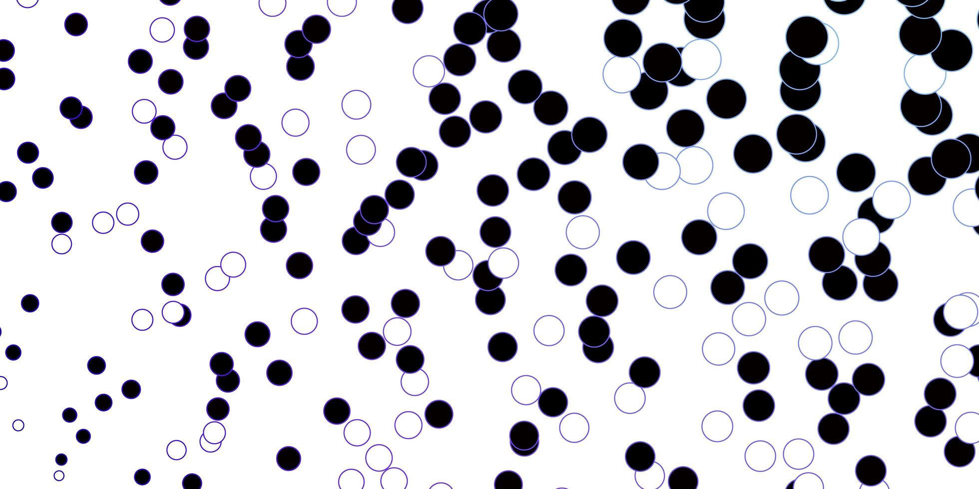 Dark Pink Blue Vector Background With Spots Abstract Colorful Disks On Simple Gradient