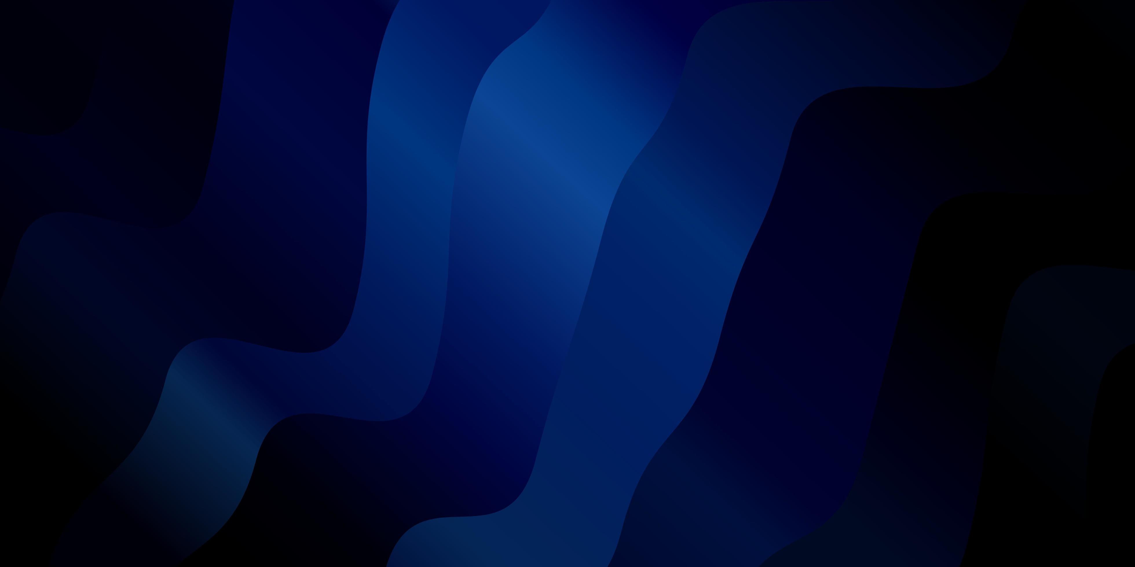 Dark Blue Vector Background With Bent Lines Illustration In Abstract Style With Gradient Curved