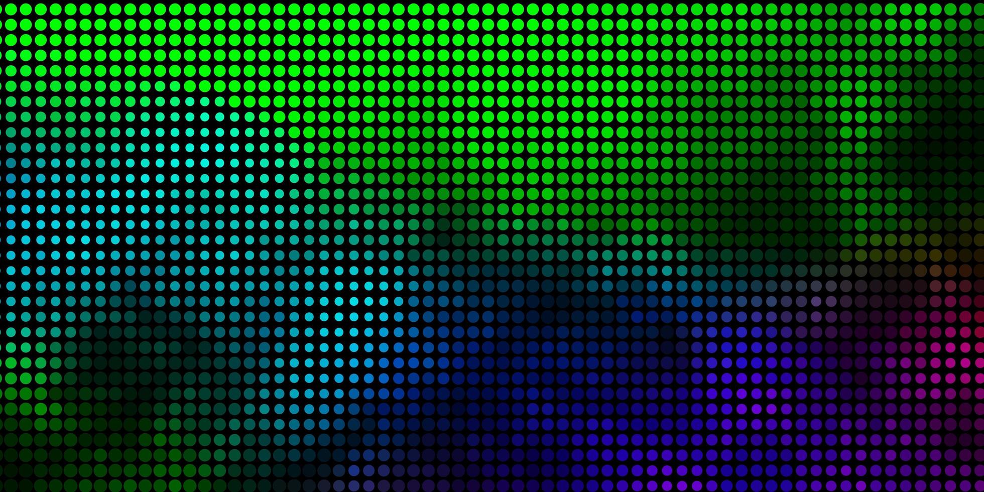 Dark Multicolor Vector Pattern With Spheres Abstract Illustration With Colorful Spots In Nature