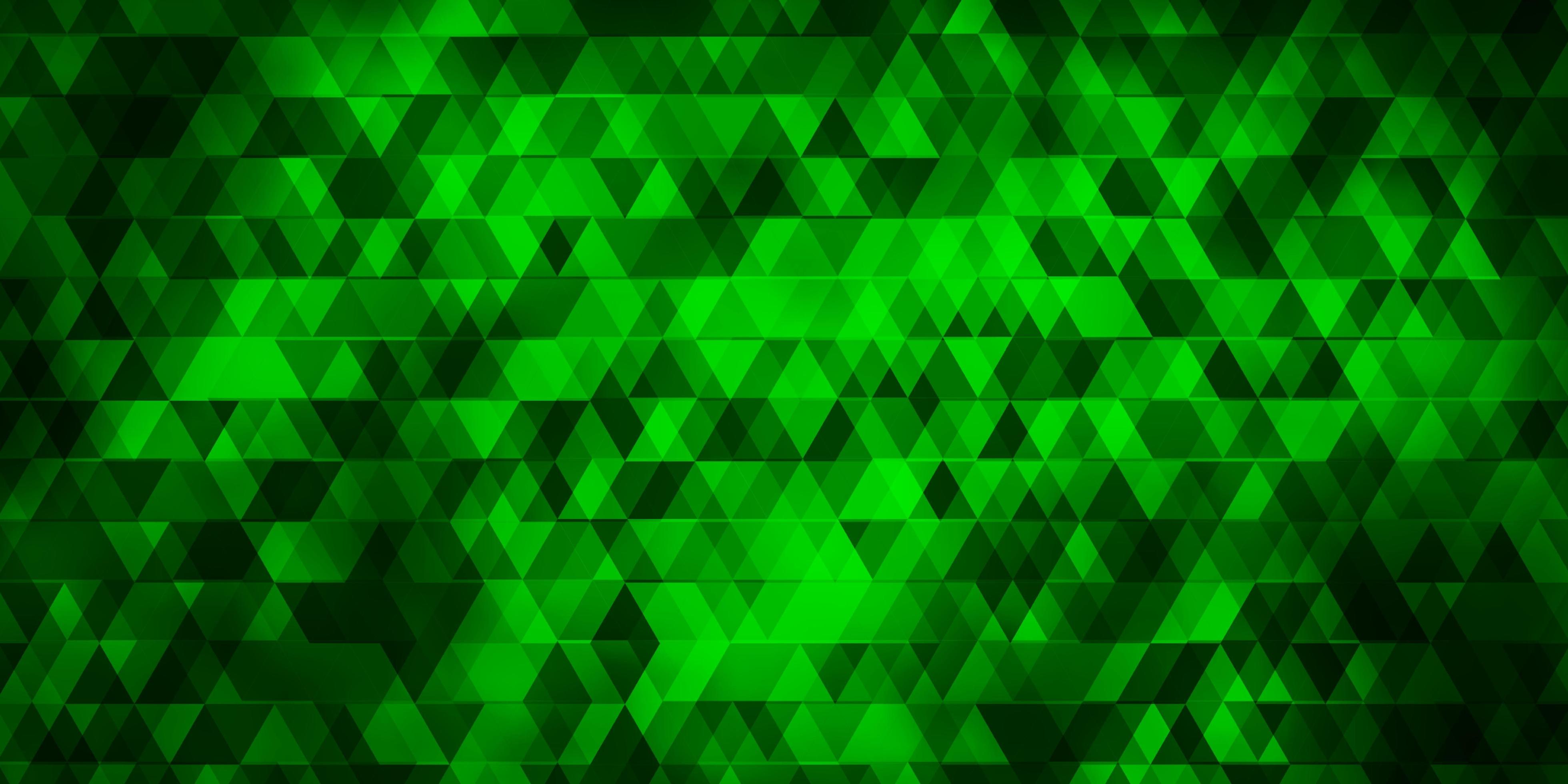Dark Green Vector Pattern With Lines Triangles 2765854 Vector Art At