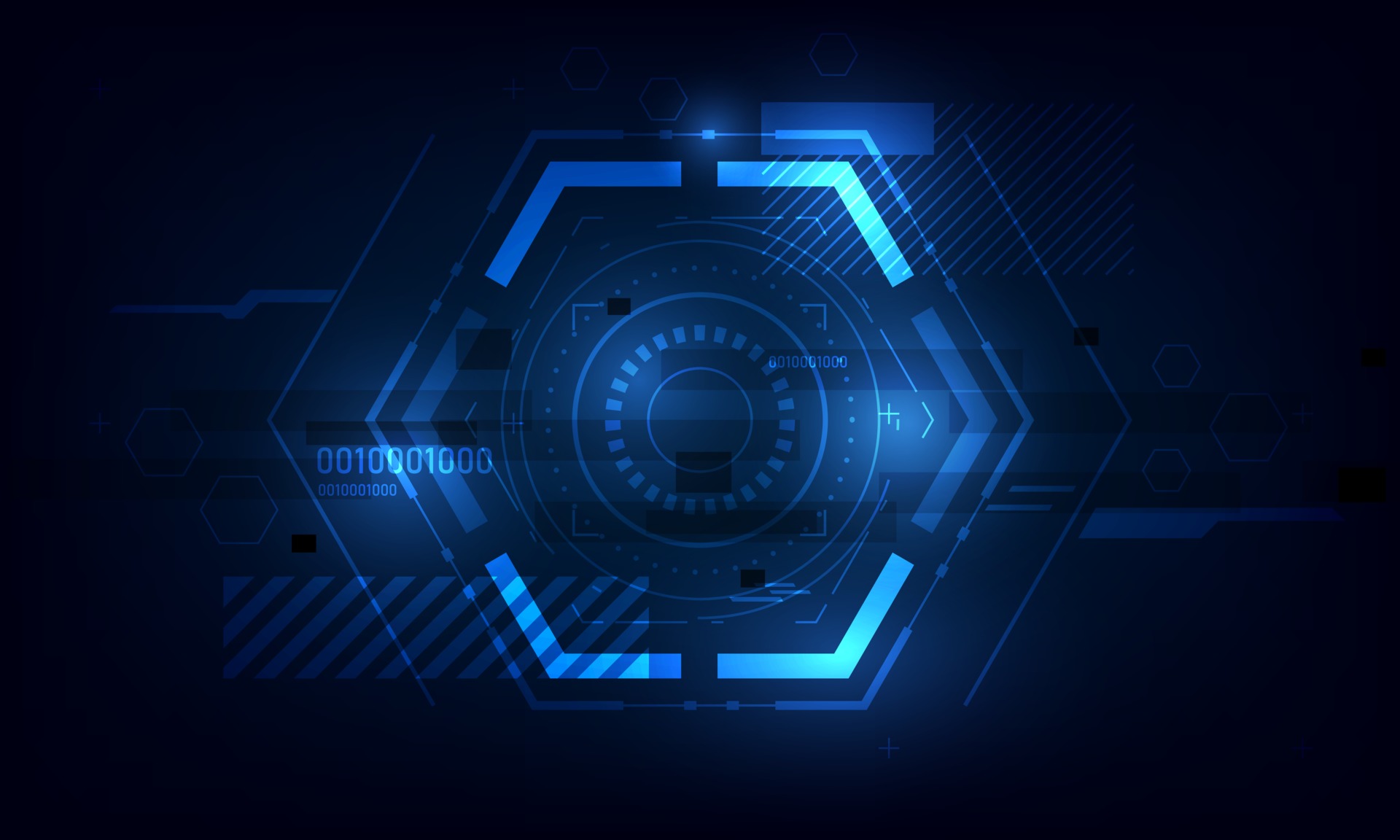 abstract hexagon pattern molecular sci fi scientific design tech ...