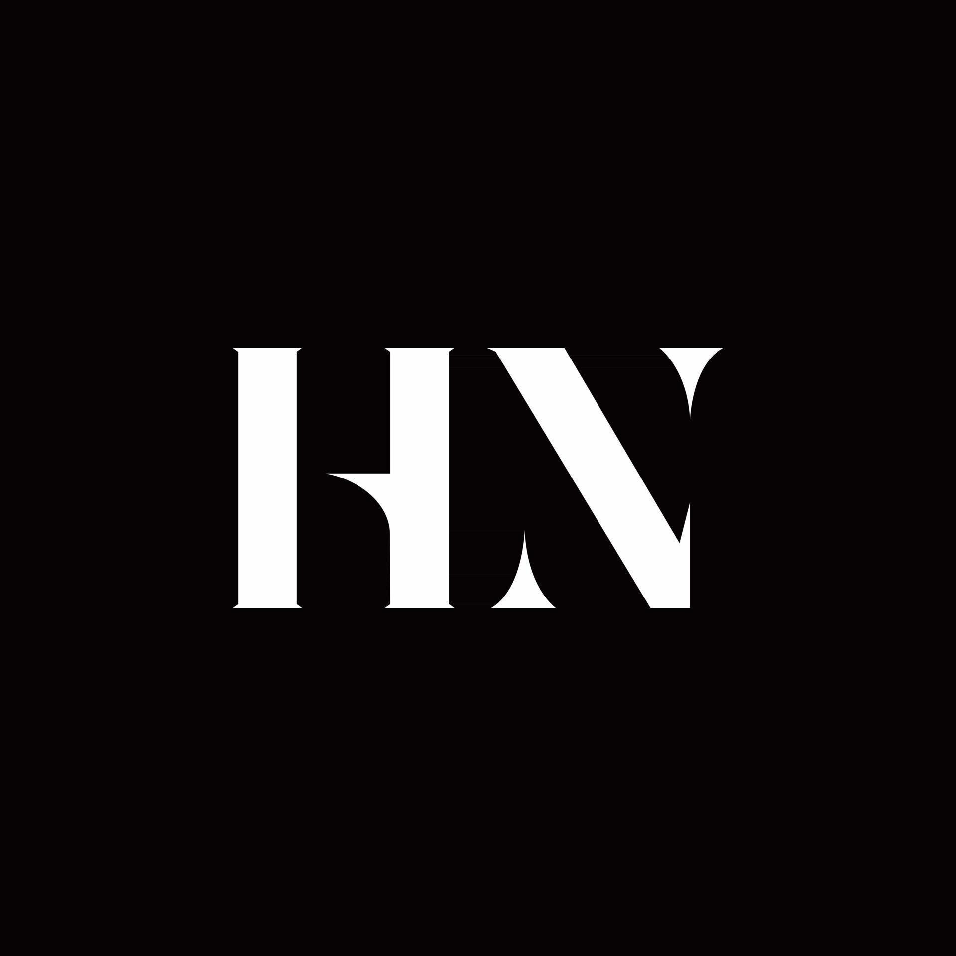 Hn Logo Letter Initial Logo Designs Template 2767604 Vector Art At Vecteezy