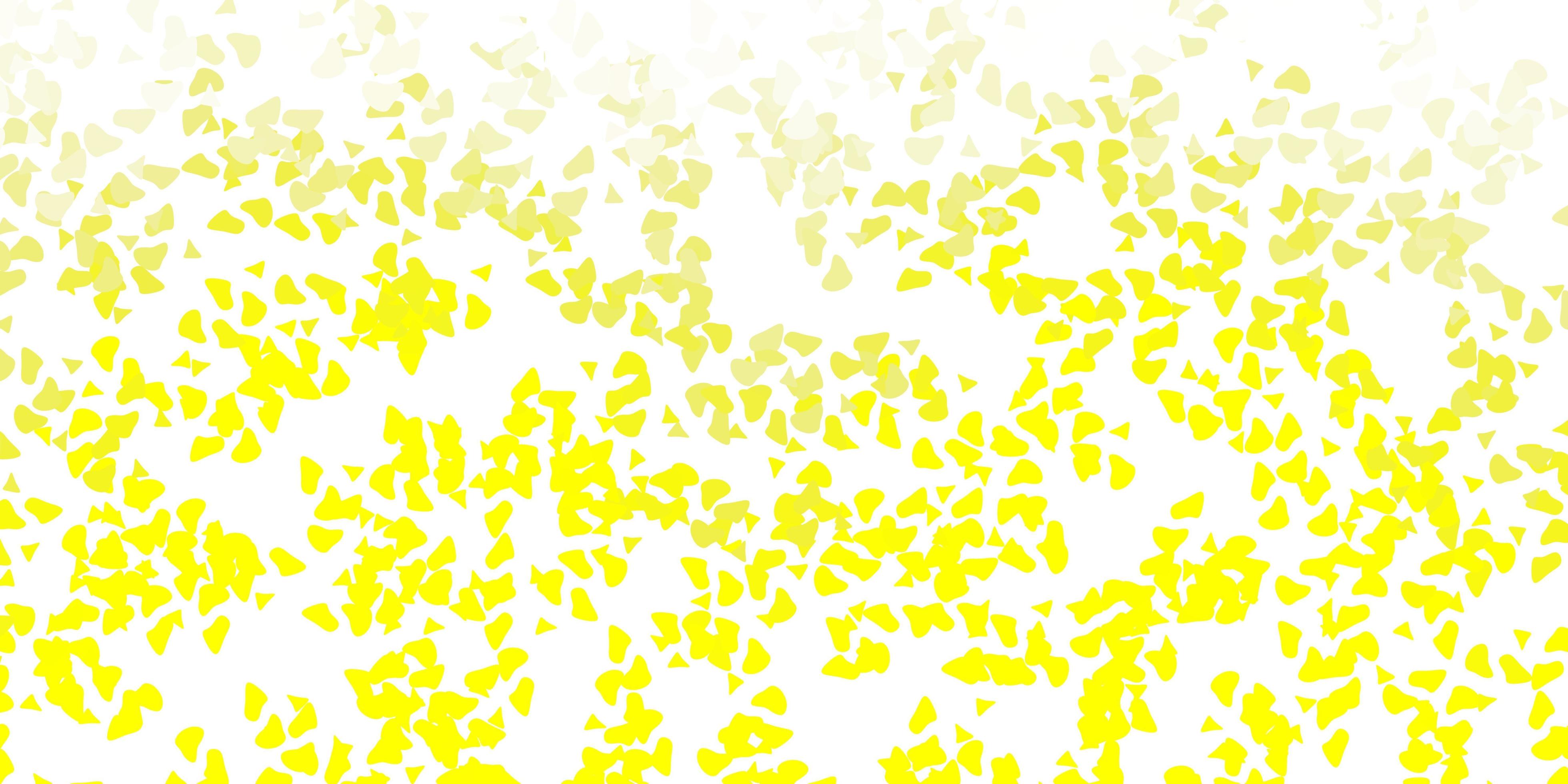 Light Yellow Vector Background With Random Forms 2768536 Vector Art At Vecteezy