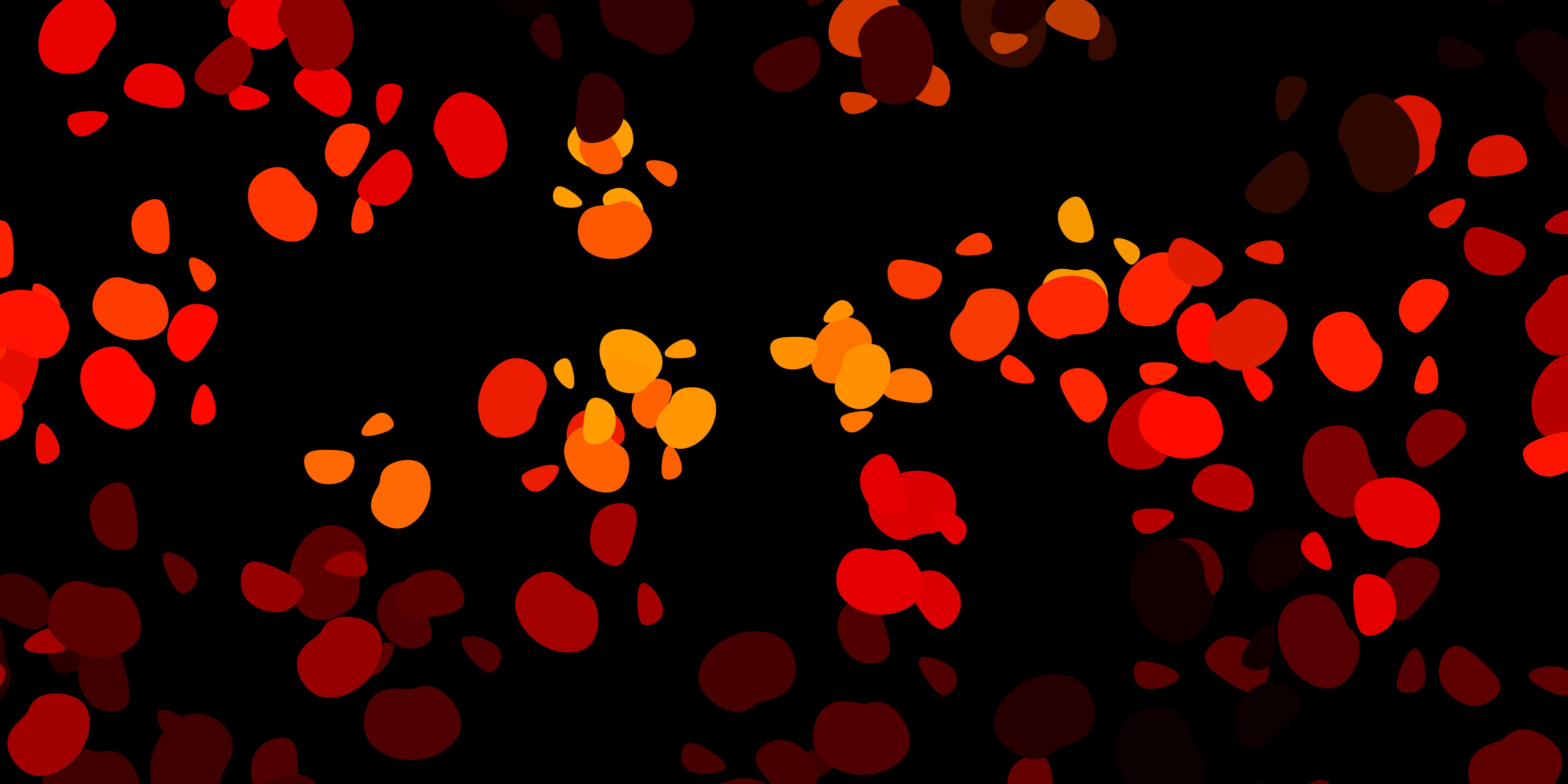 Dark Orange Vector Background With Random Forms 2768660 Vector Art At