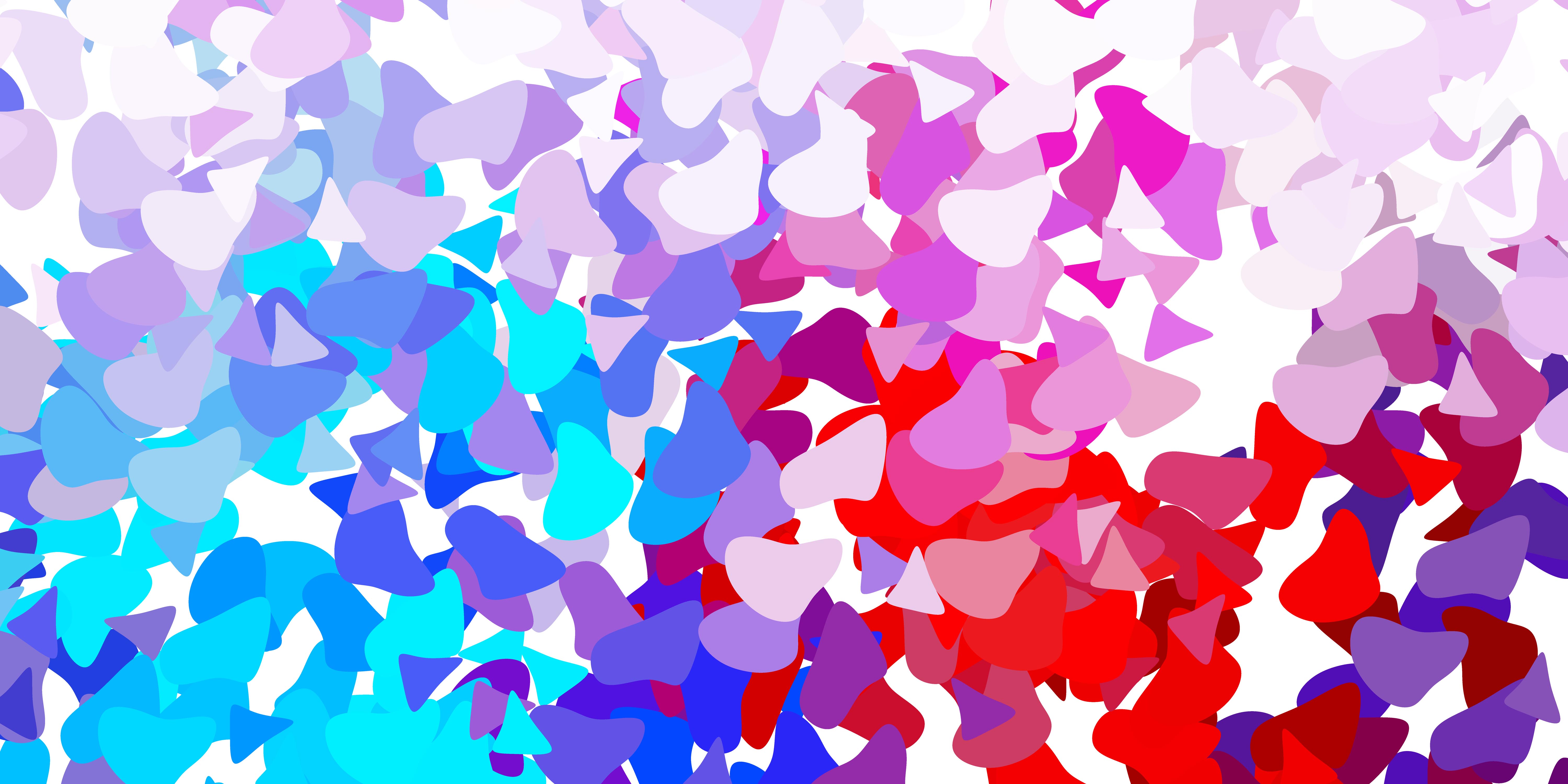 Light Blue Red Vector Background With Random Forms 2769002 Vector Art