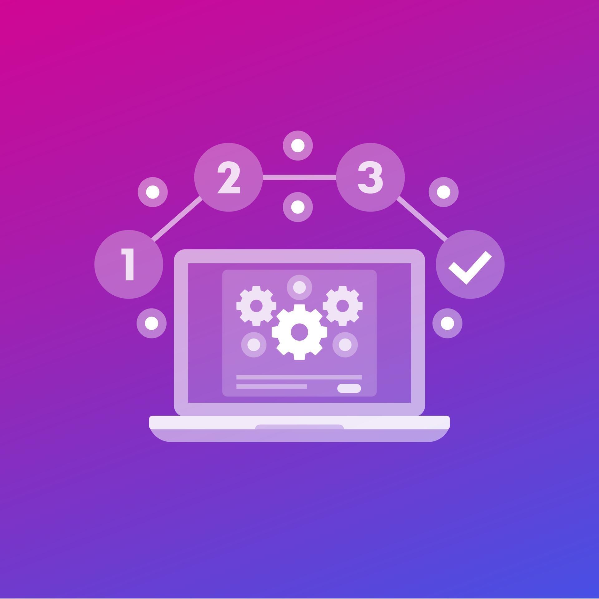 project execution process vector icon 2775190 Vector Art at Vecteezy