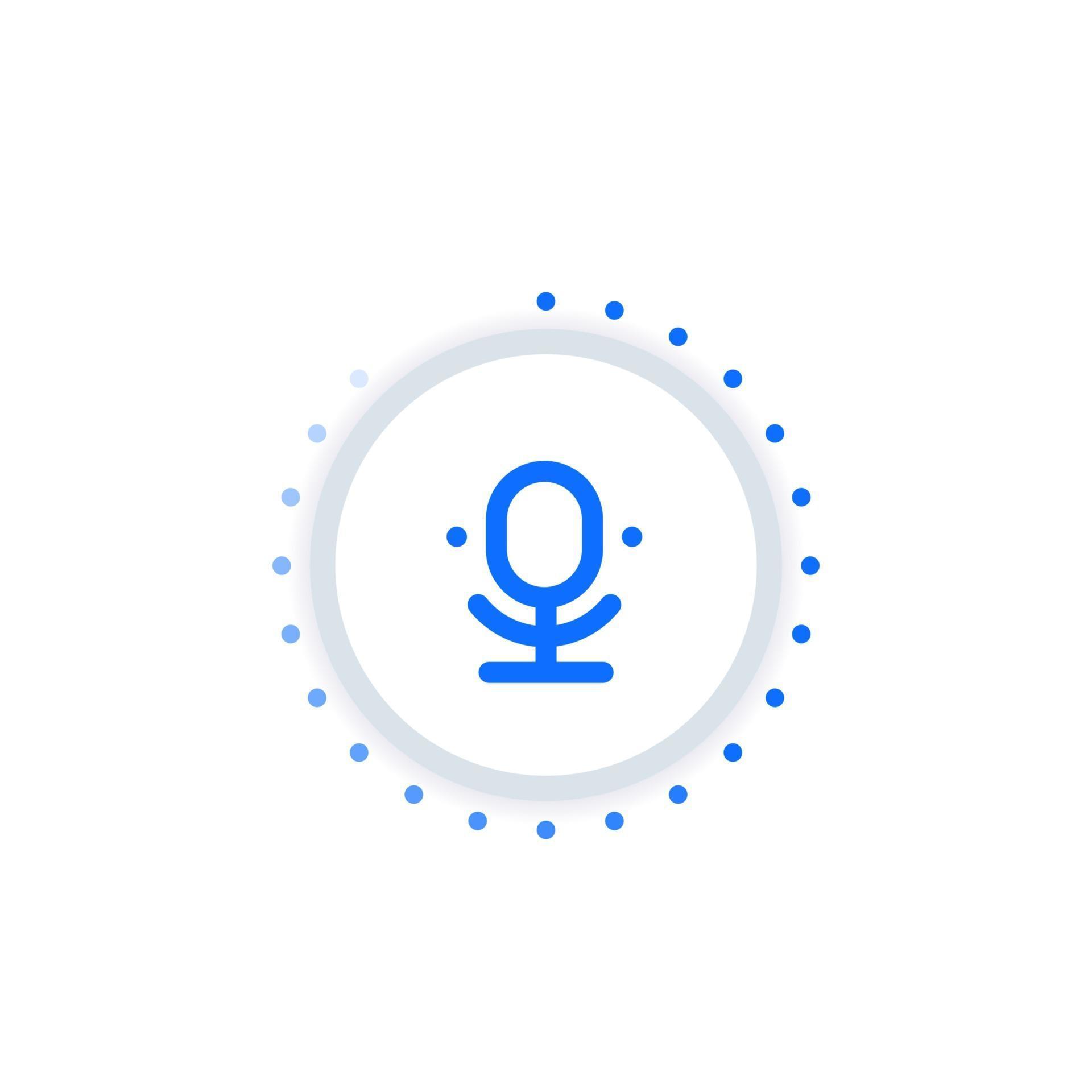 microphone, speech recognition vector 2775225 Vector Art at Vecteezy