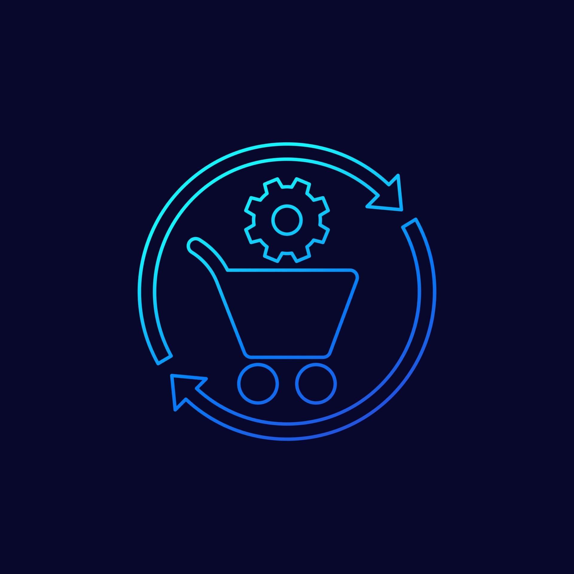 order processing, procurement icon, line vector 2775460 Vector Art at ... order processing, procurement icon, line vector 2775460 Vector Art at ...