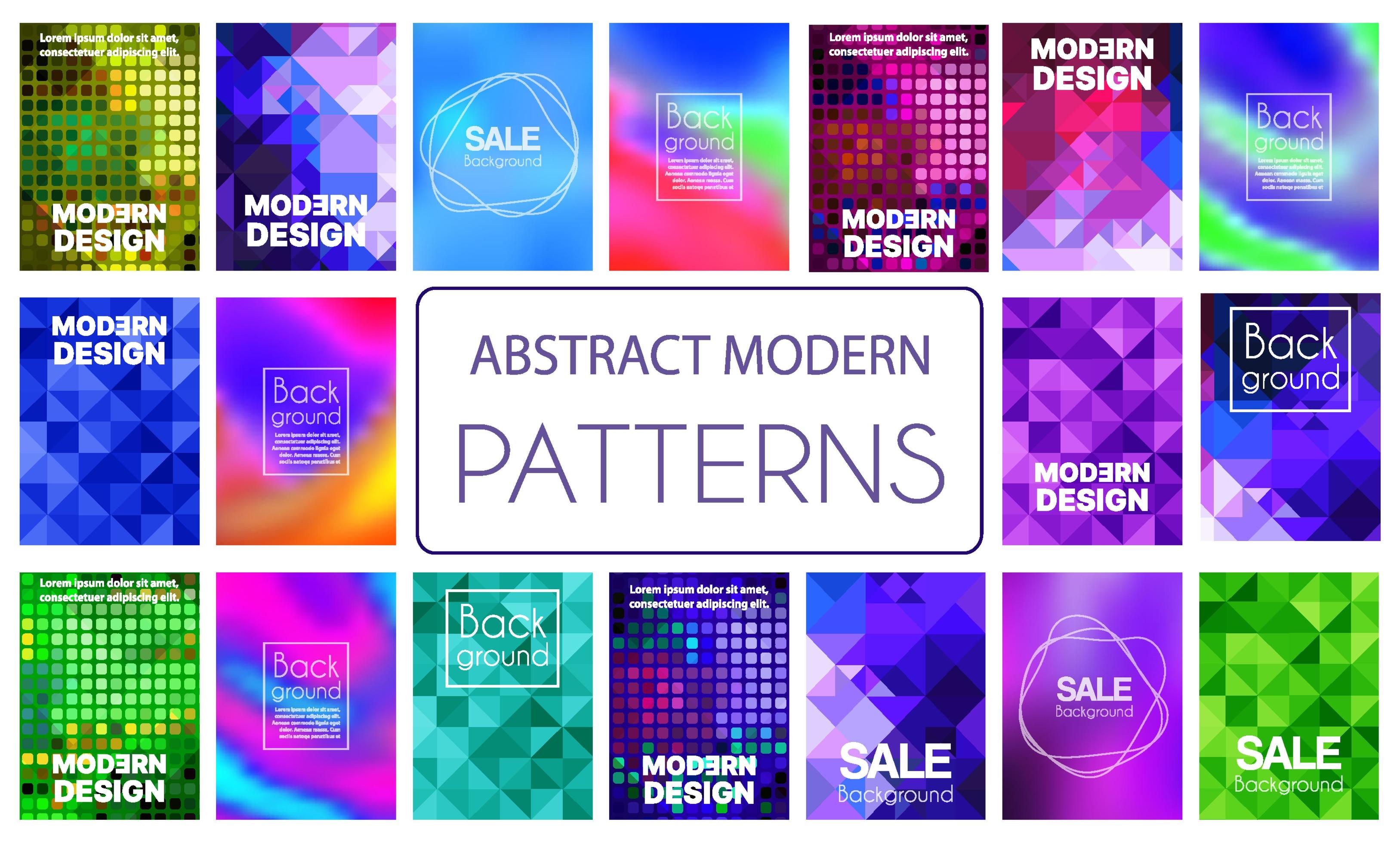 A set of vector abstract backgrounds 2776703 Vector Art at Vecteezy
