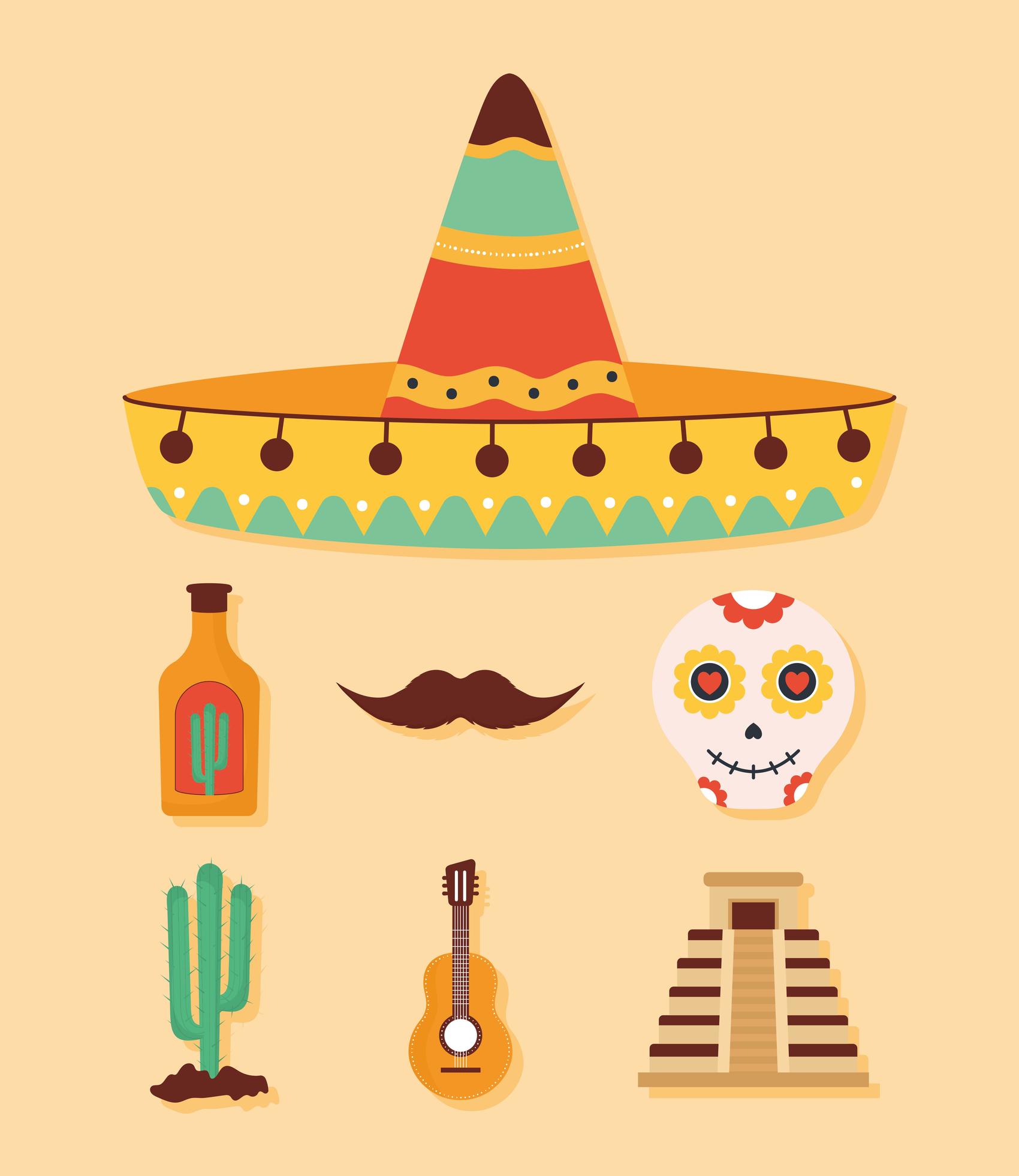 Seven Mexican Icons 2780591 Vector Art At Vecteezy seven-mexican-icons-2780591-vector-art-at-vecteezy
