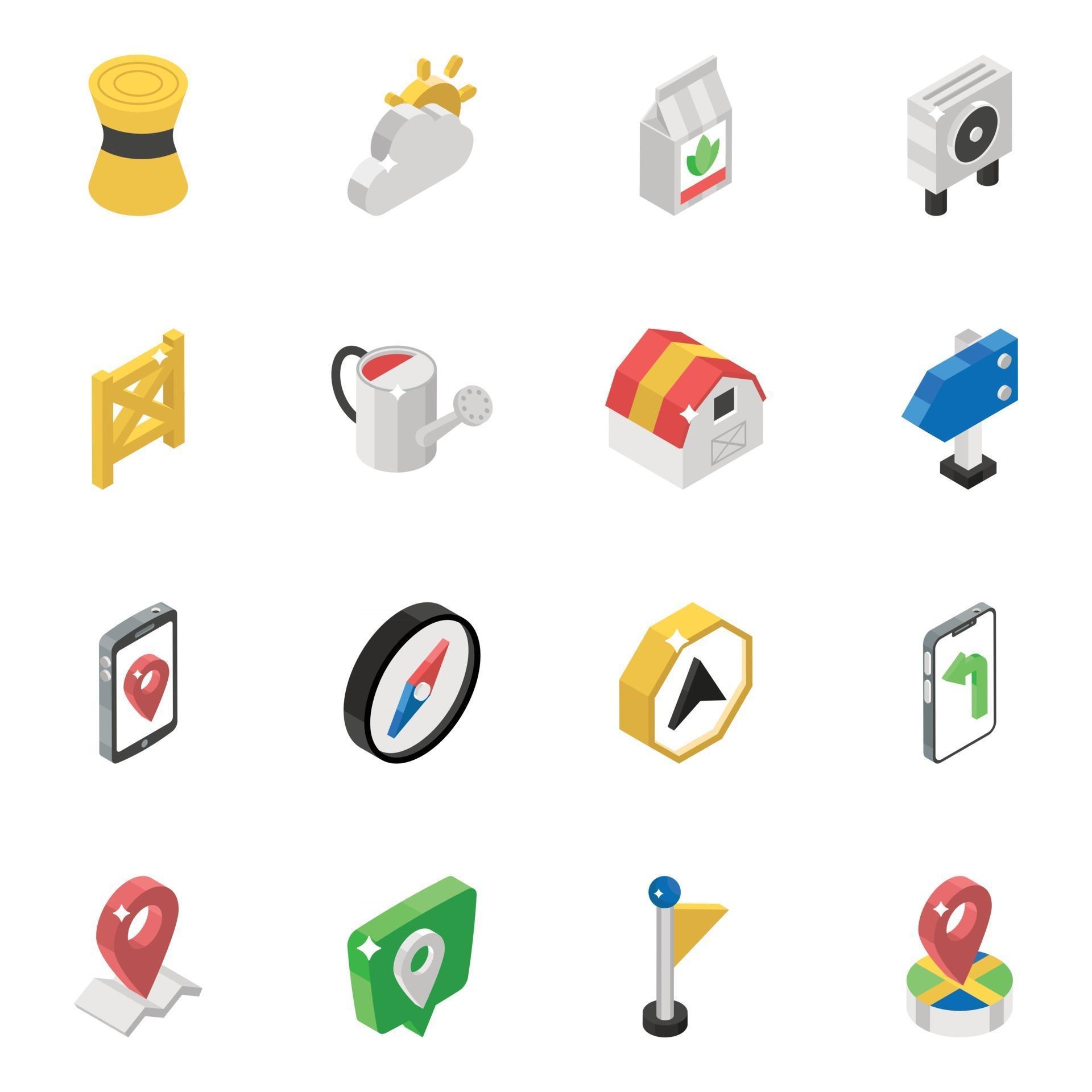 Map Location Elements 2781503 Vector Art at Vecteezy