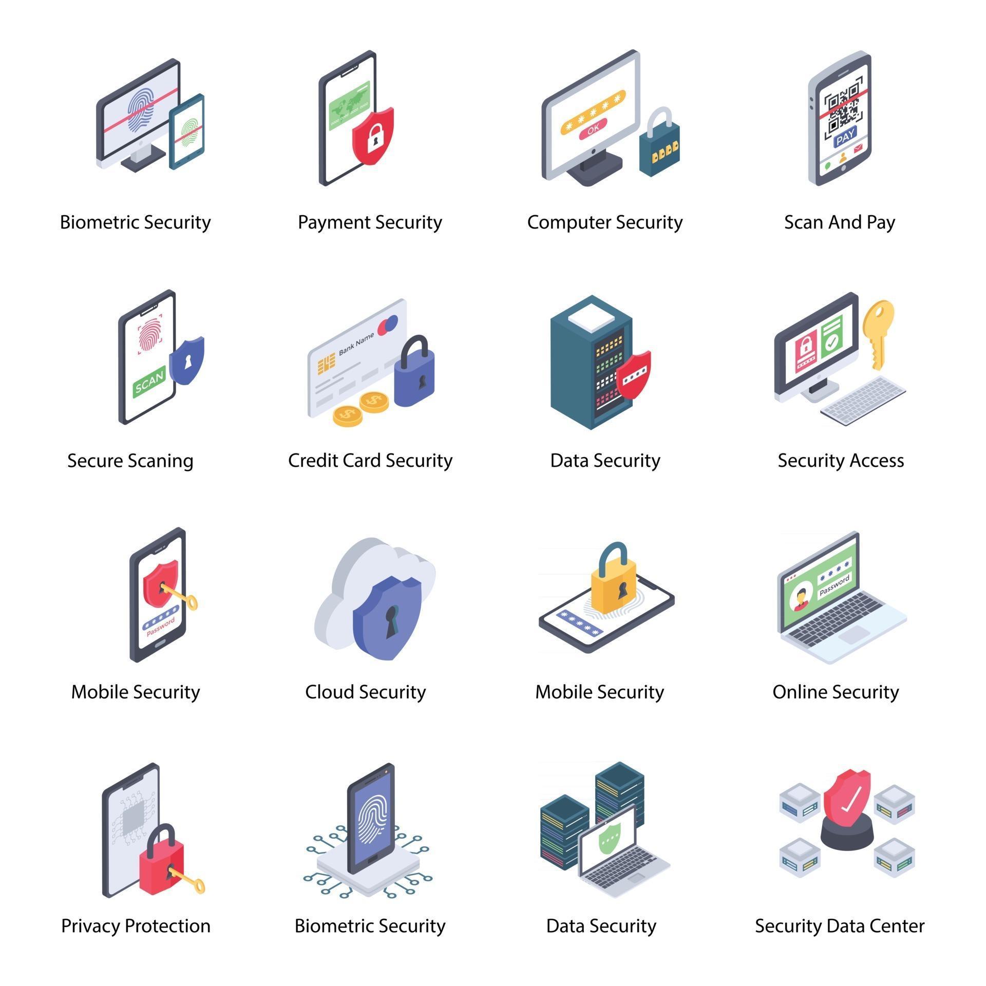 Security System Elements 2781691 Vector Art at Vecteezy