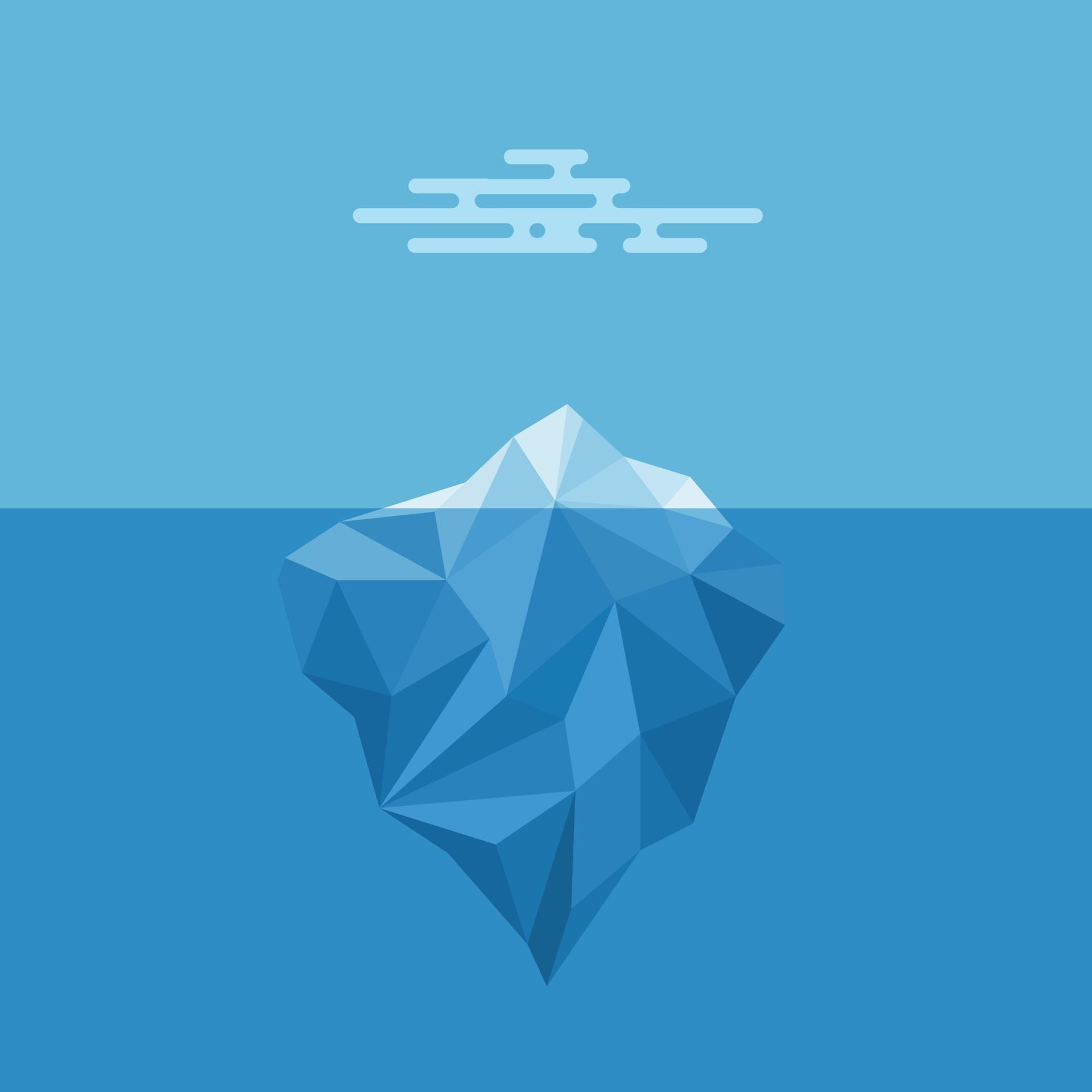 Iceberg concept. Vector illustration 2785189 Vector Art at Vecteezy
