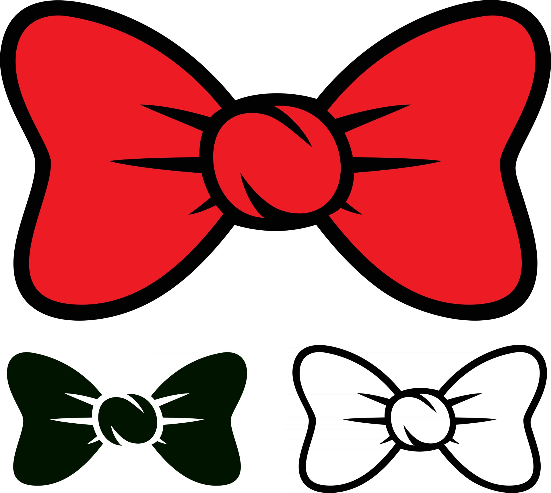 Bow Ties Collection 2786885 Vector Art at Vecteezy