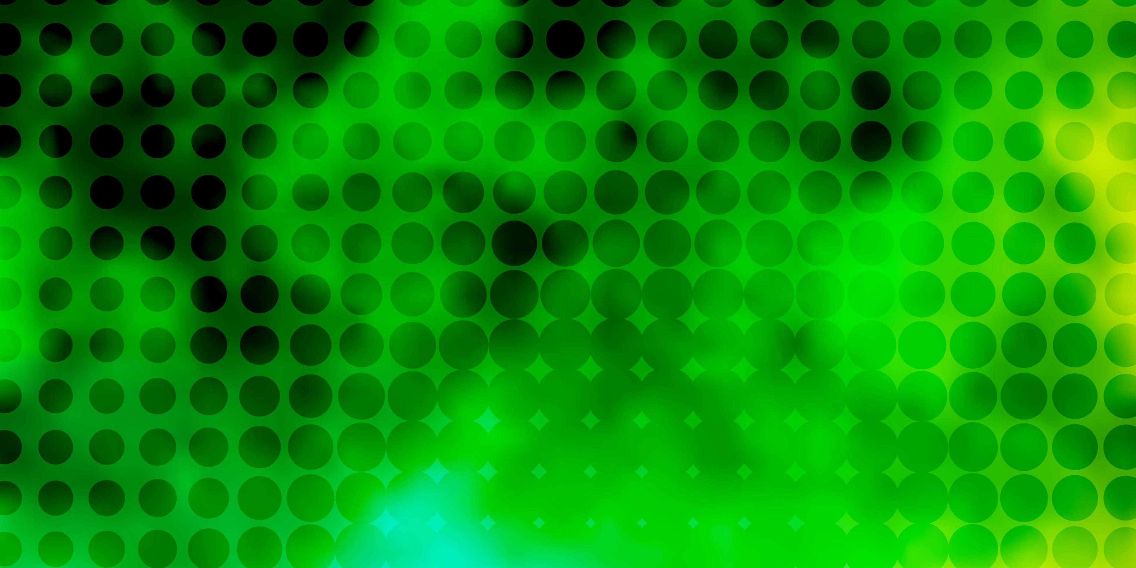 Light Blue Green Vector Pattern With Spheres Abstract Colorful Disks On Simple Gradient