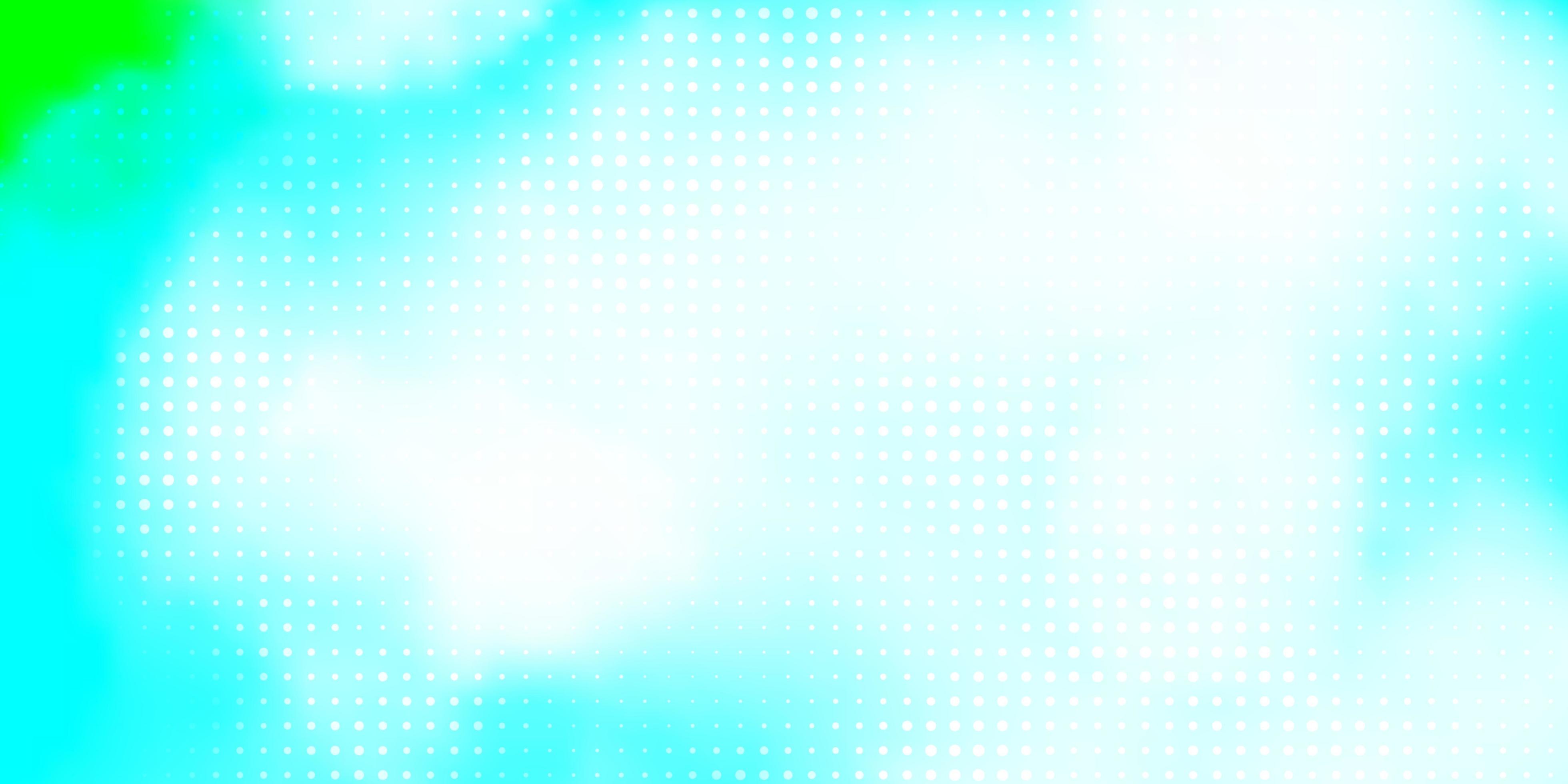 Light Blue Green Vector Template With Circles Abstract Colorful Disks On Simple Gradient