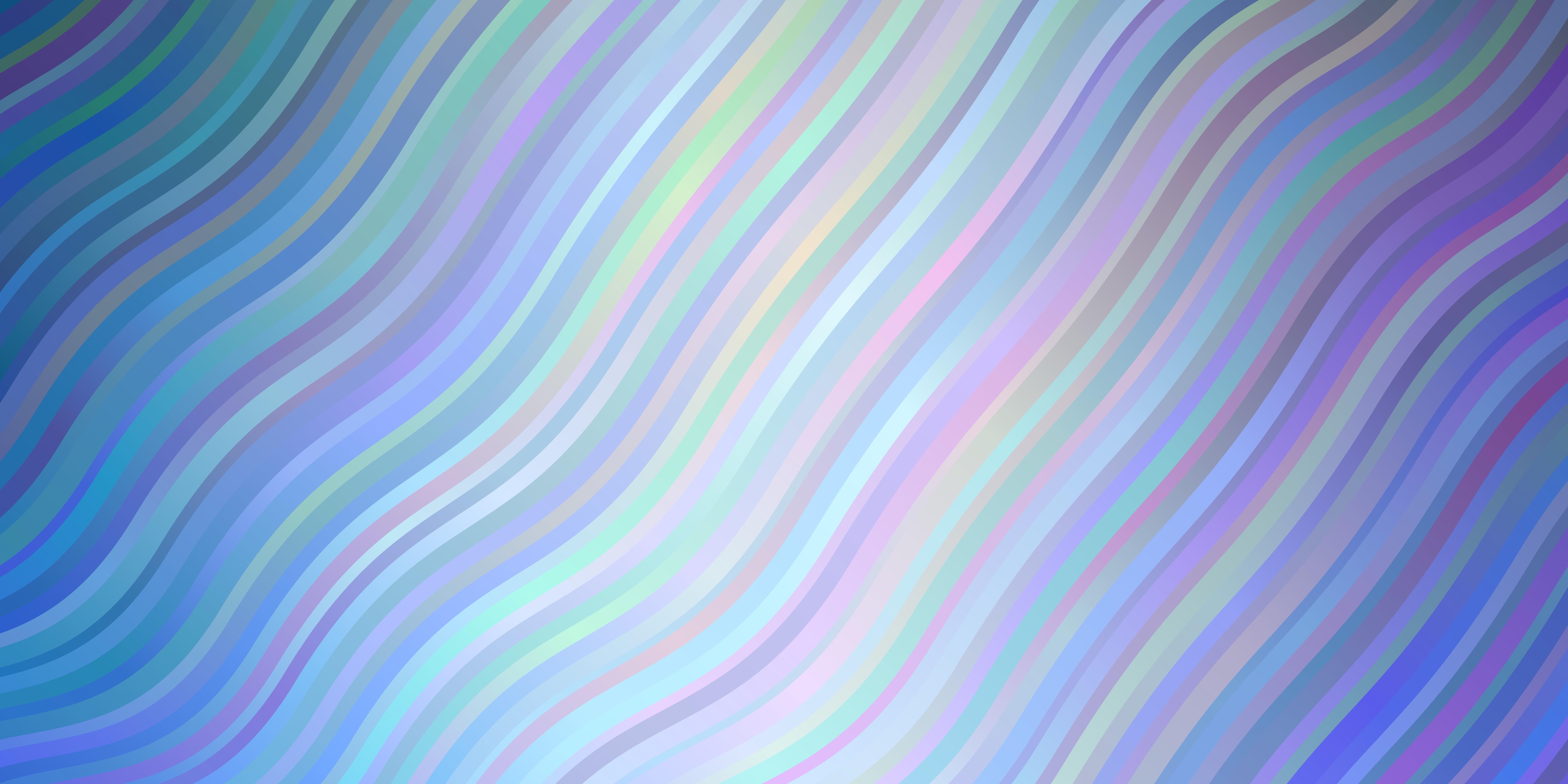 Light Blue Vector Backdrop With Bent Lines Abstract Illustration With Gradient Bows Pattern