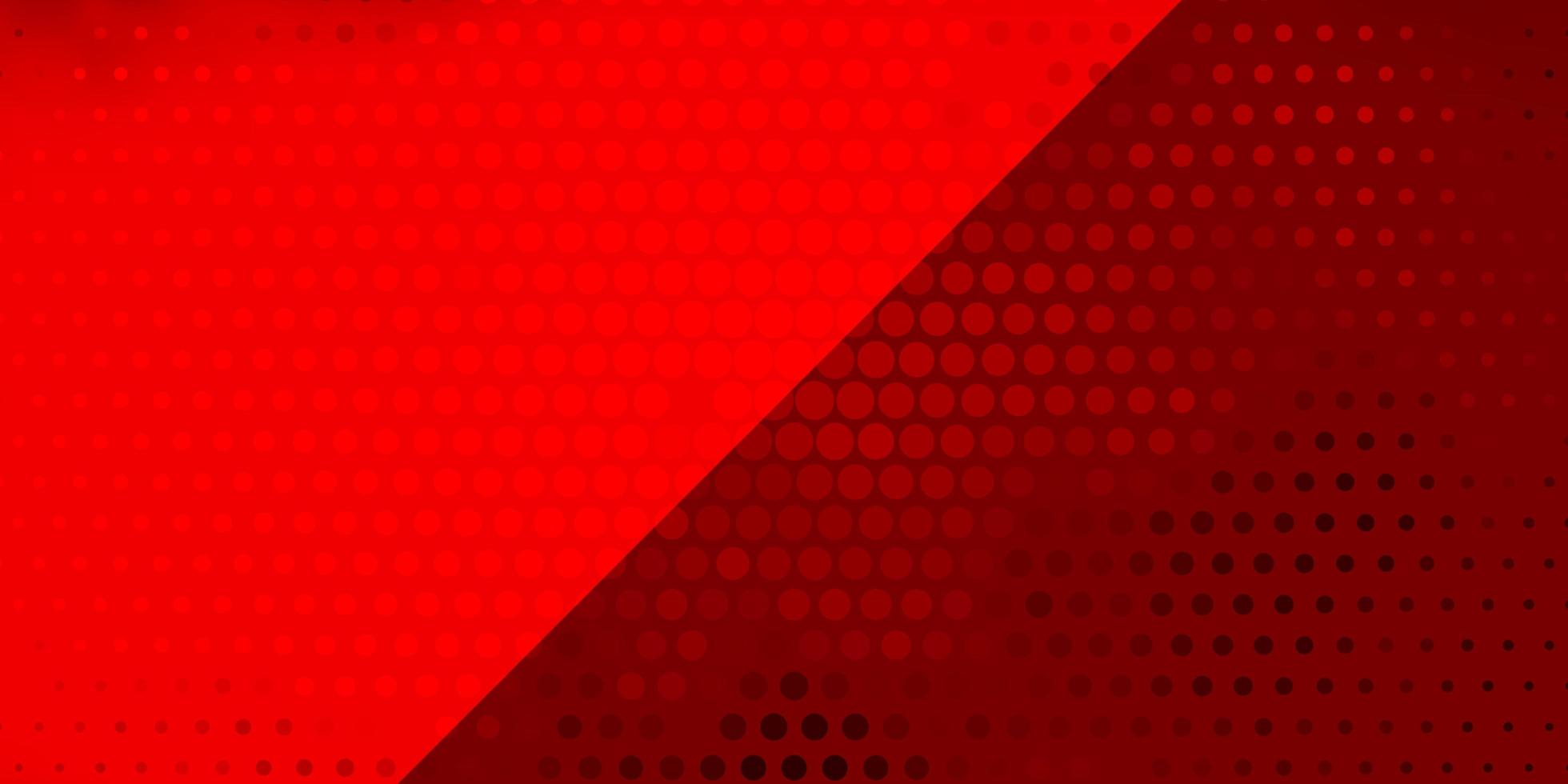 Light Red Vector Texture With Circles Abstract Illustration With Colorful Spots In Nature Style