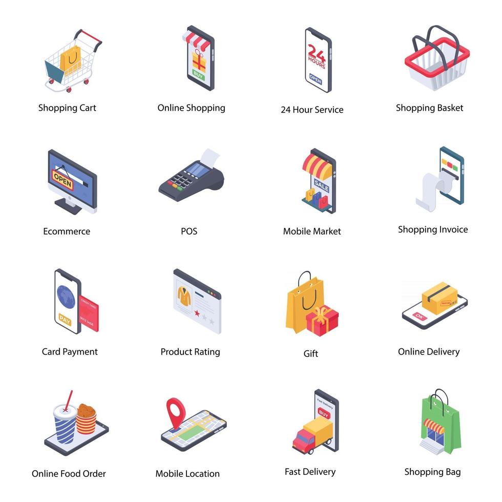 Trending E commerce Elements 2789327 Vector Art at Vecteezy