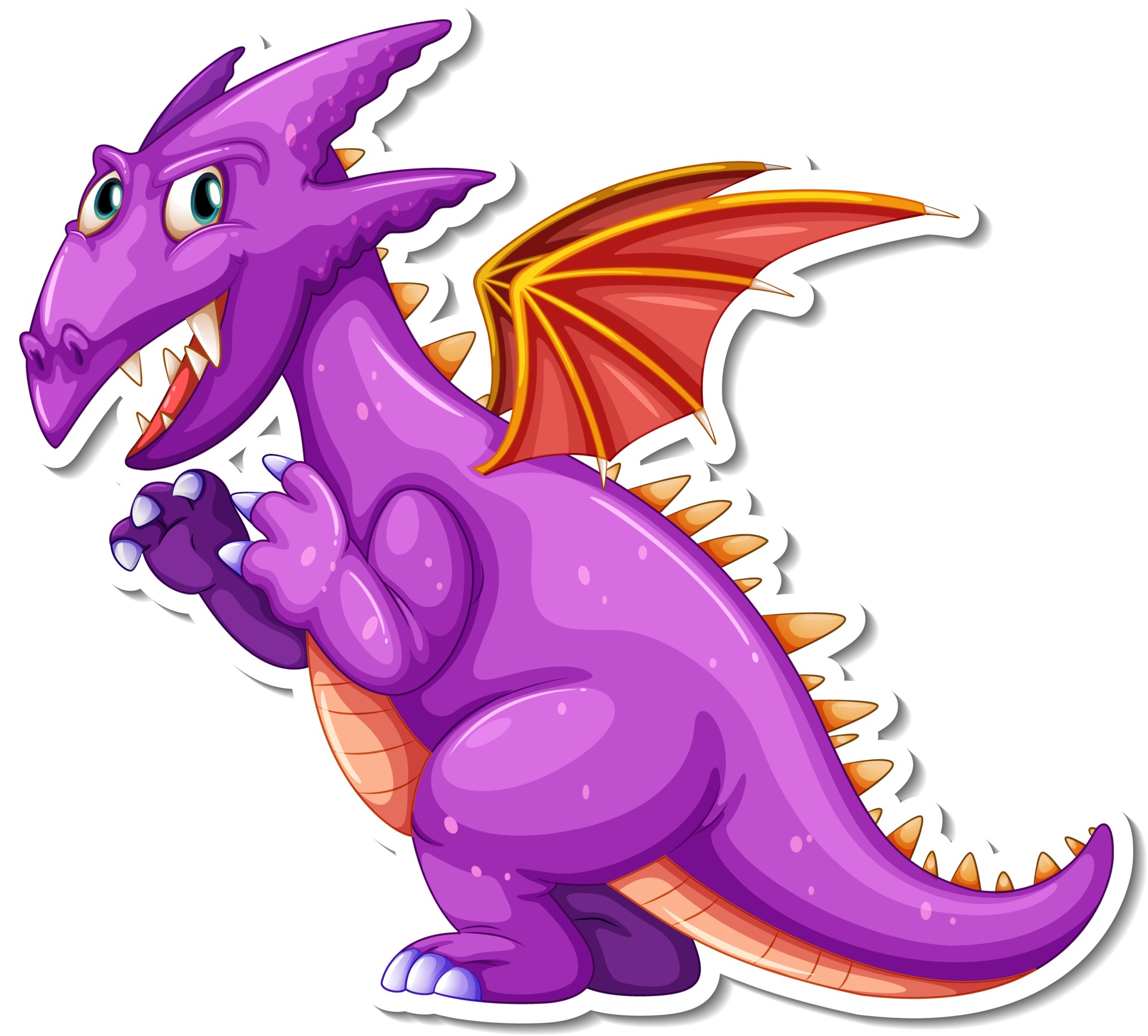 Fantasy Dragon cartoon character sticker 2790856 Vector Art at Vecteezy Fantasy Dragon cartoon character sticker 2790856 Vector Art at Vecteezy